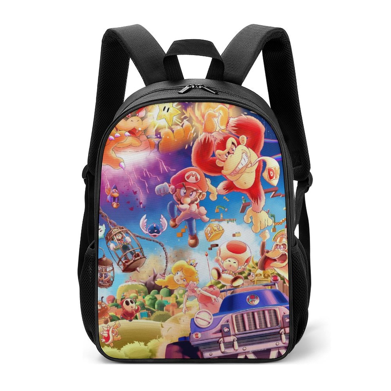 Amazing World Super Mario Bros Movie School Bag Backpack Satchel ...