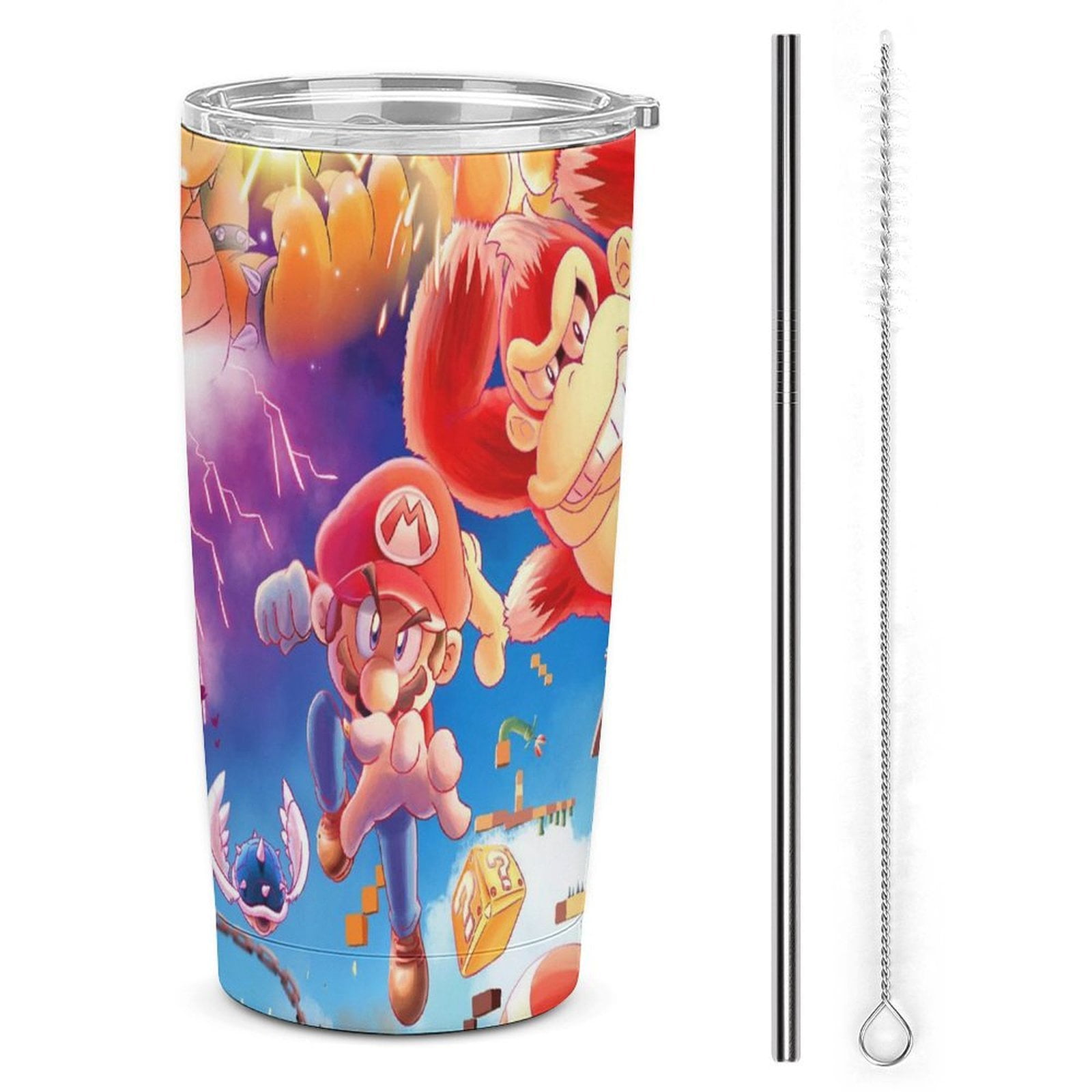 Amazing World Super Mario Bros Movie Stainless Steel Car Cup Daily ...
