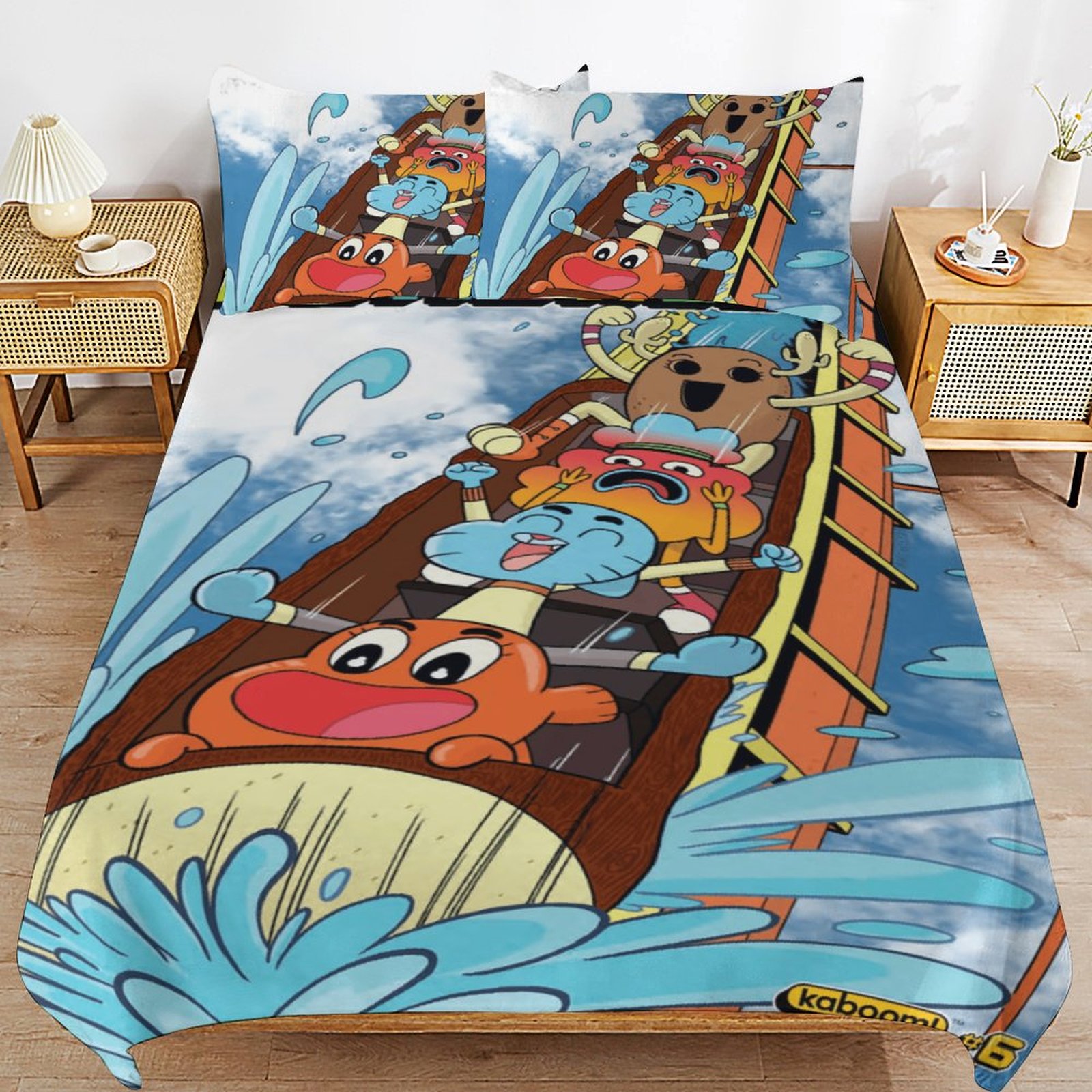 Amazing World of Gumball 3-Piece Bedding Set Soft Warm And Comfortable ...