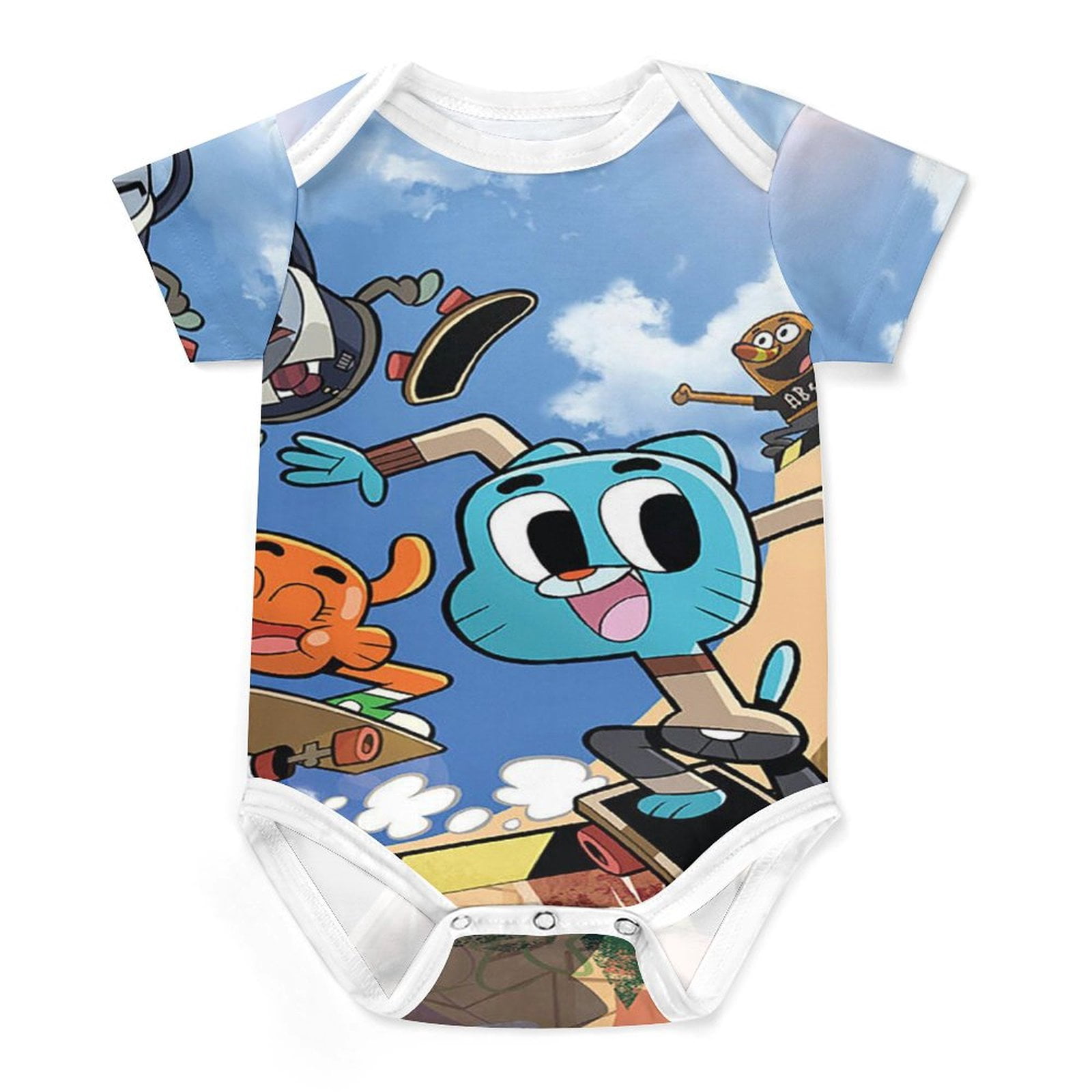 Amazing World of Gumball Baby Bodysuit Boy Girl Clothes Soft Newborn ...
