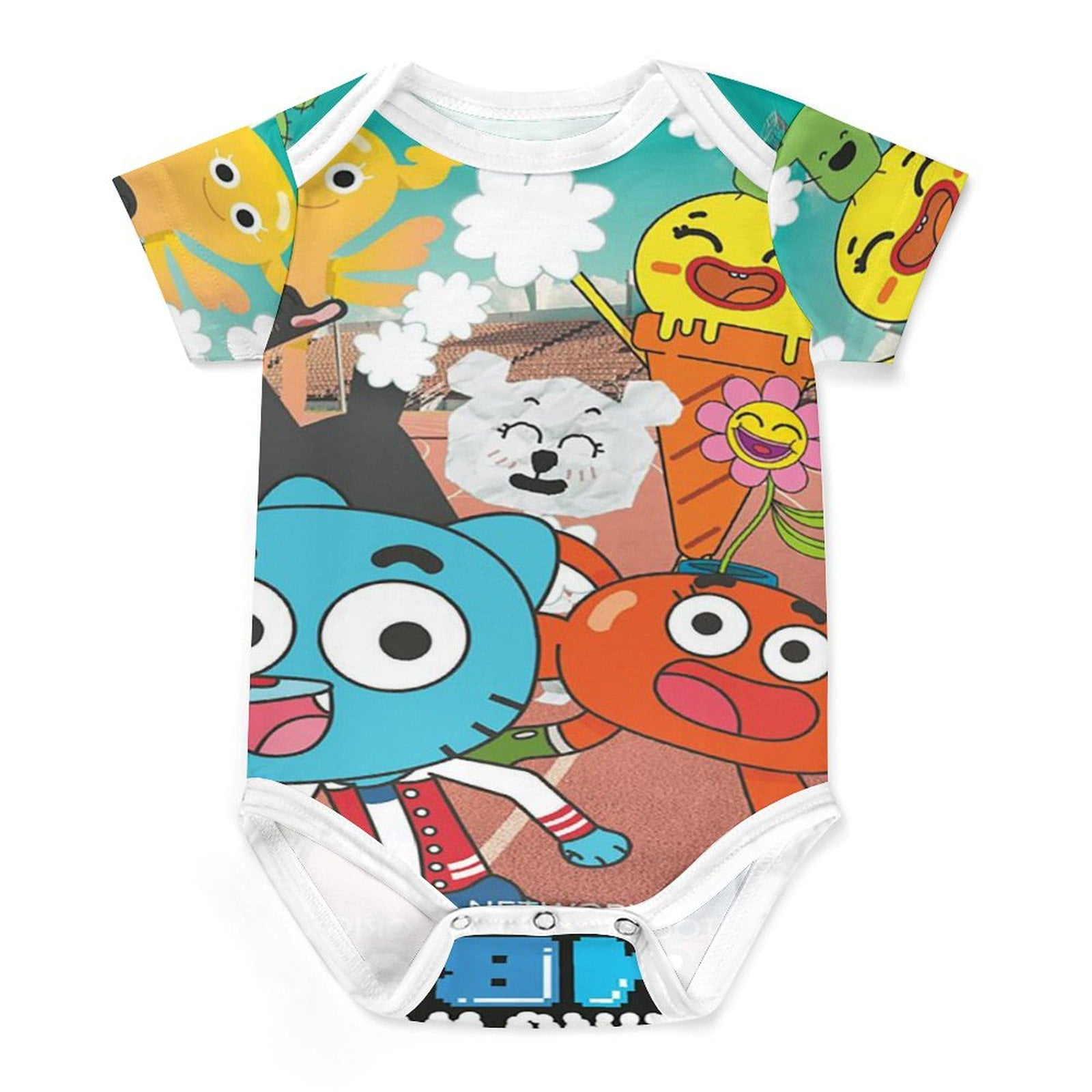 Amazing World of Gumball Baby Bodysuit Boy Girl Clothes Soft Newborn ...