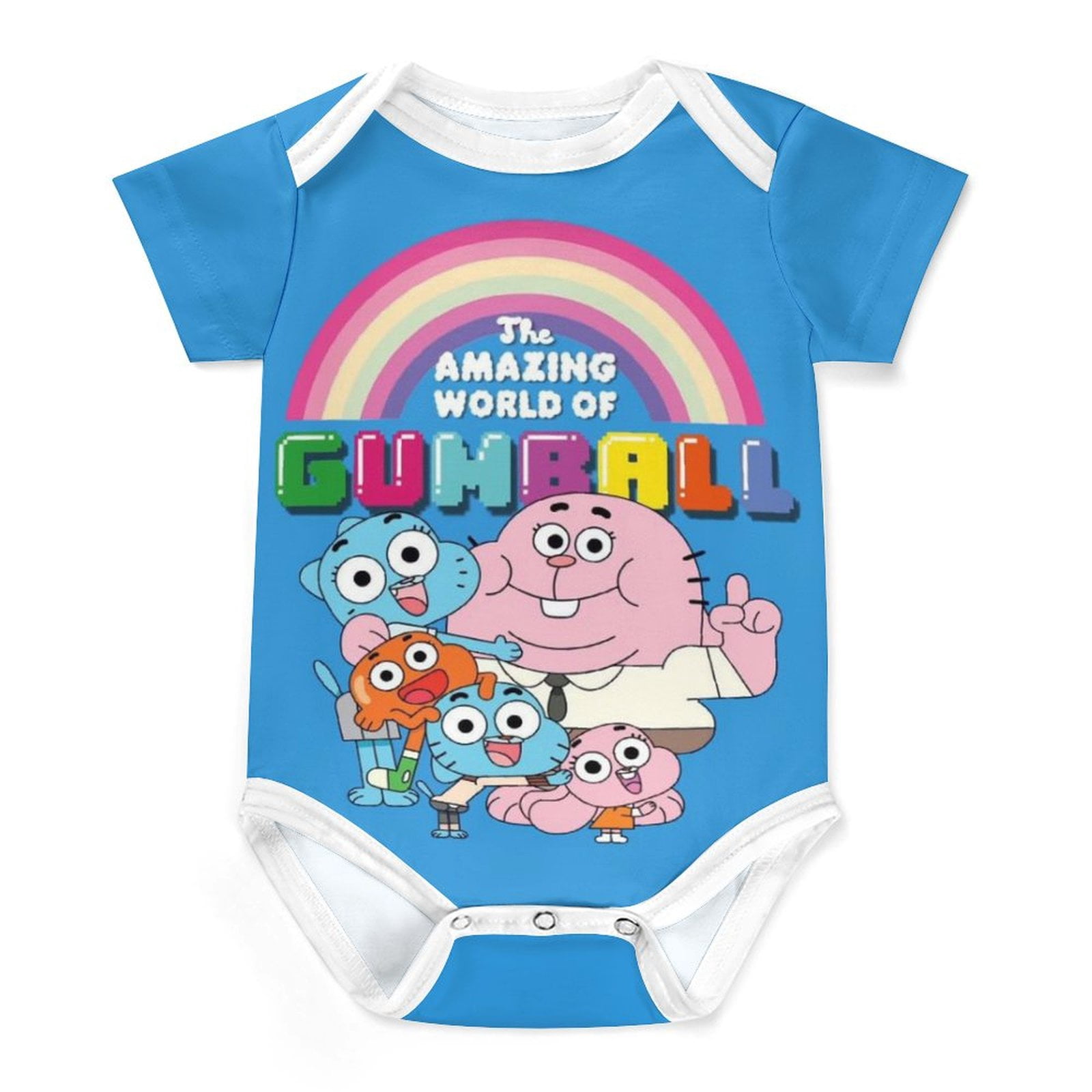 Amazing World of Gumball Baby Bodysuit Boy Girl Clothes Soft Newborn ...