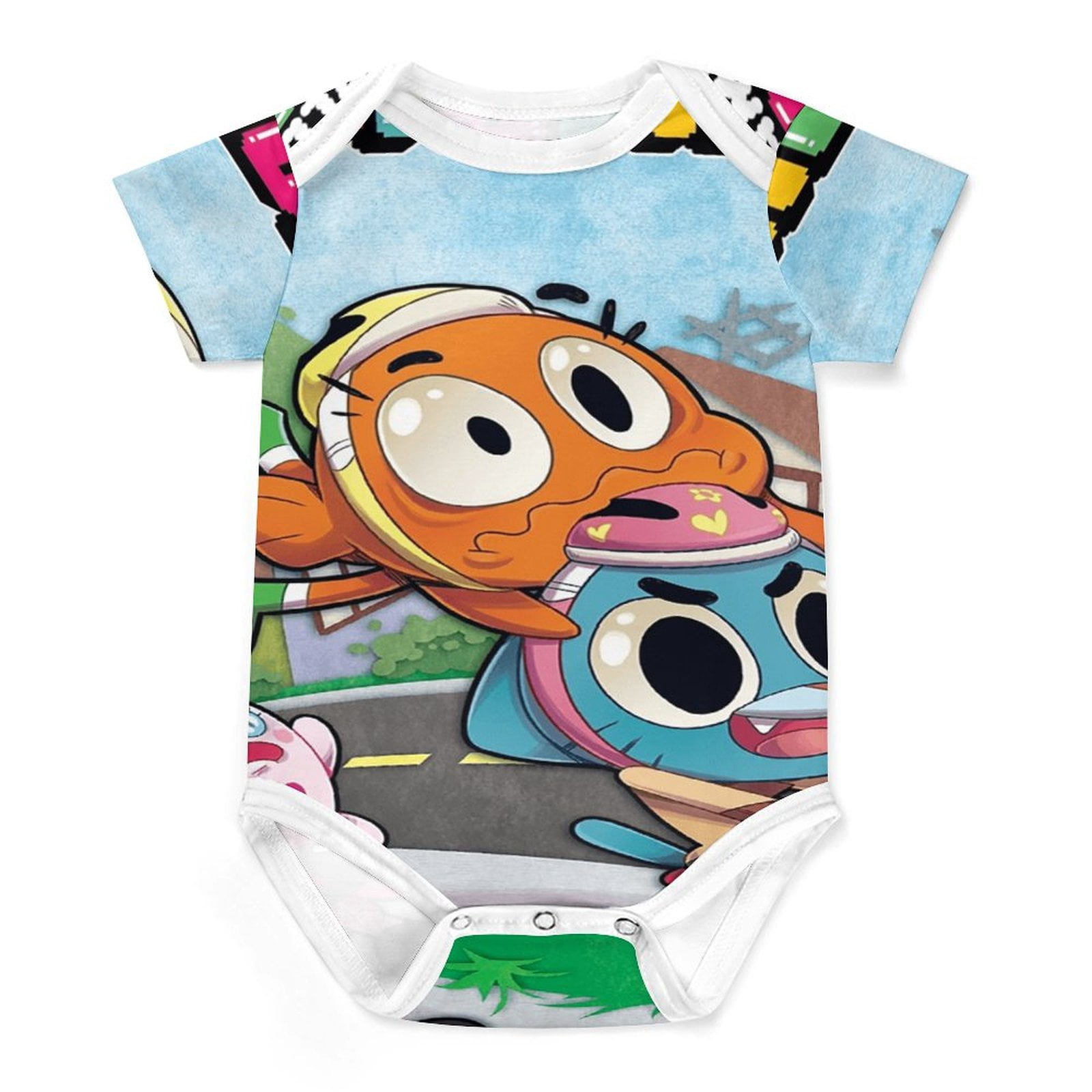 Amazing World of Gumball Baby Bodysuit Boy Girl Clothes Soft Newborn ...