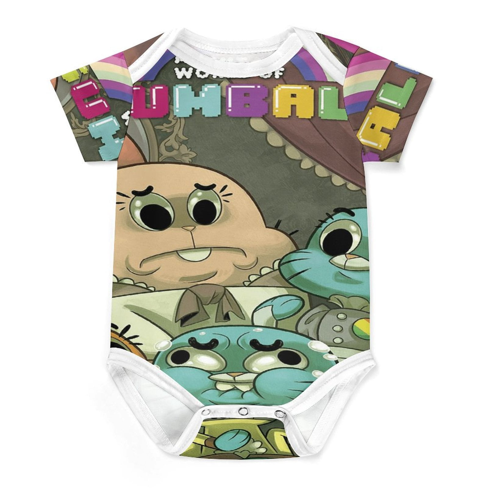 Amazing World of Gumball Baby Bodysuit Boy Girl Clothes Soft Newborn ...