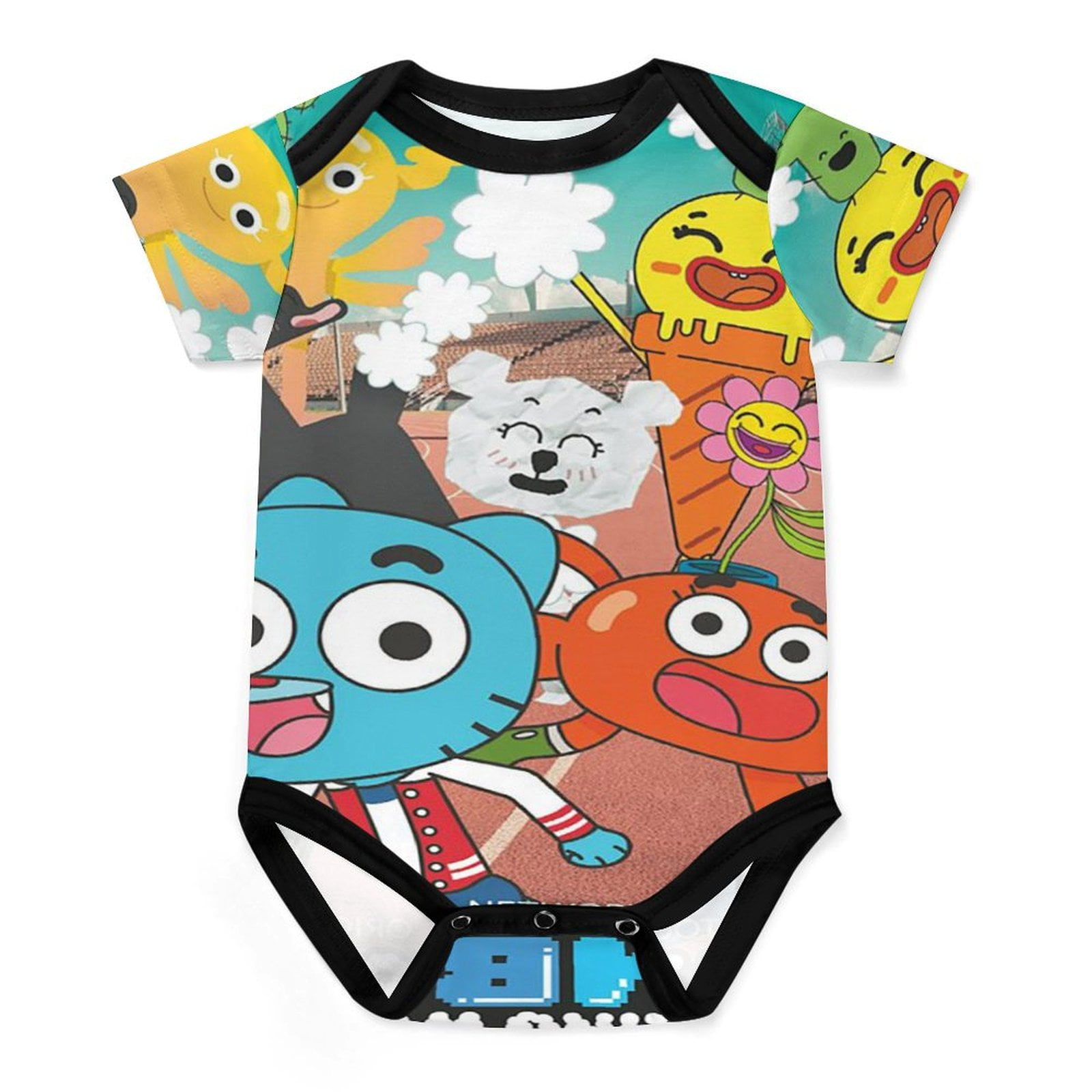 Amazing World of Gumball Baby Bodysuit Boy Girl Clothes Soft Newborn ...