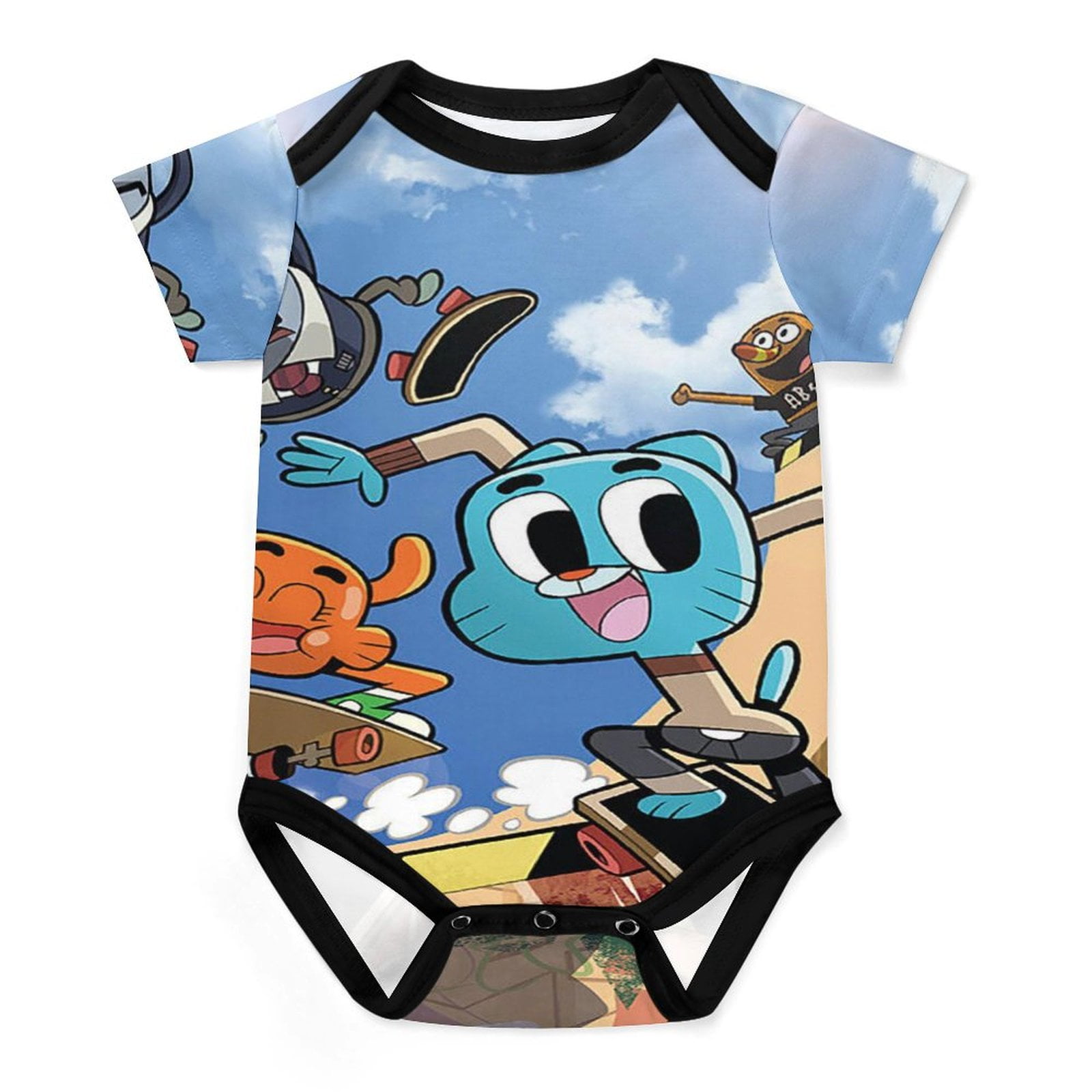 Amazing World of Gumball Baby Bodysuit Boy Girl Clothes Soft Newborn ...