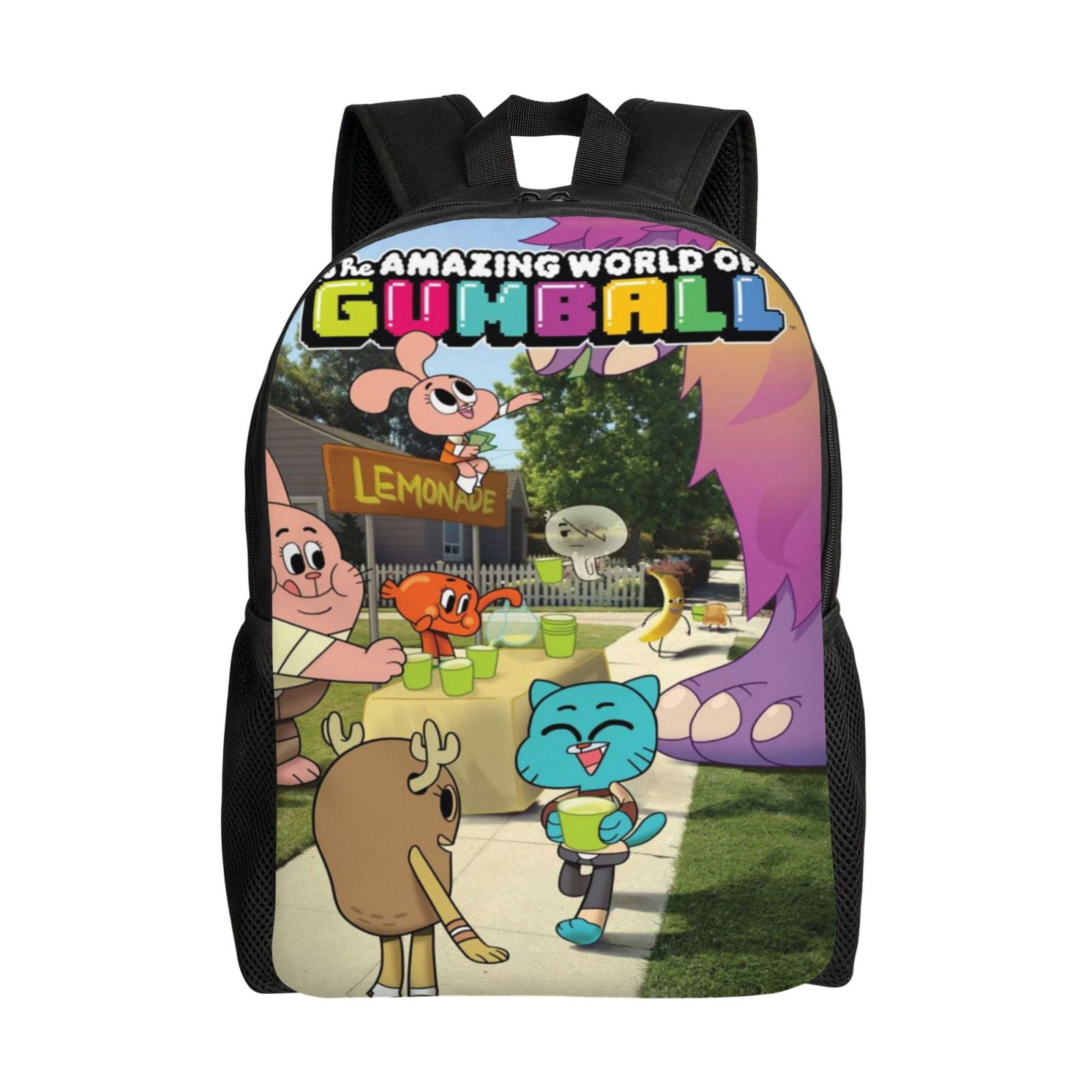 Amazing World of Gumball Backpack Cute Anime Large Capacity ...