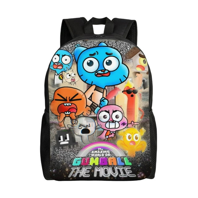 Amazing World of Gumball Backpack Cute Anime Large Capacity ...