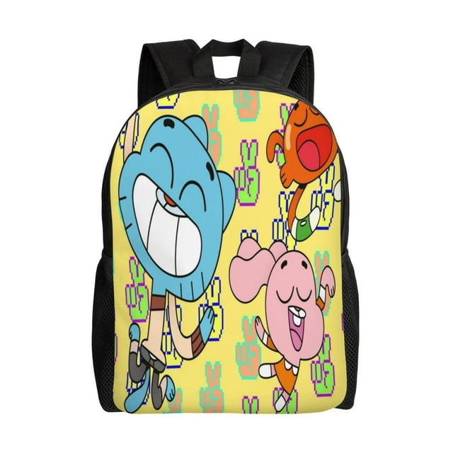 Amazing World of Gumball Backpack Cute Anime Large Capacity ...