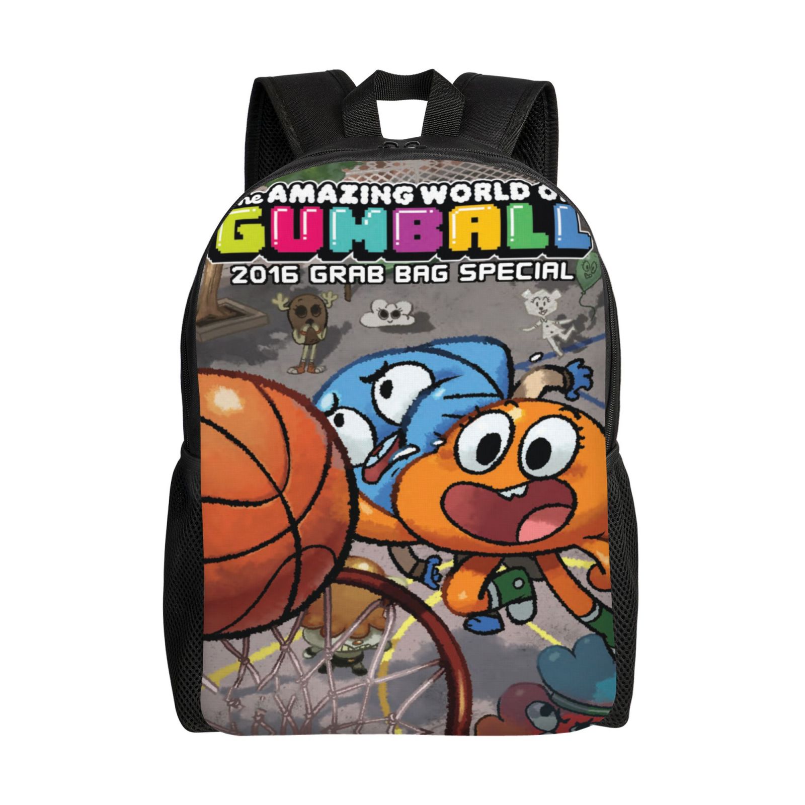 Amazing World of Gumball Backpack Cute Anime Large Capacity ...