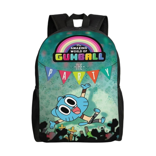 Amazing World of Gumball Backpack Cute Anime Large Capacity ...