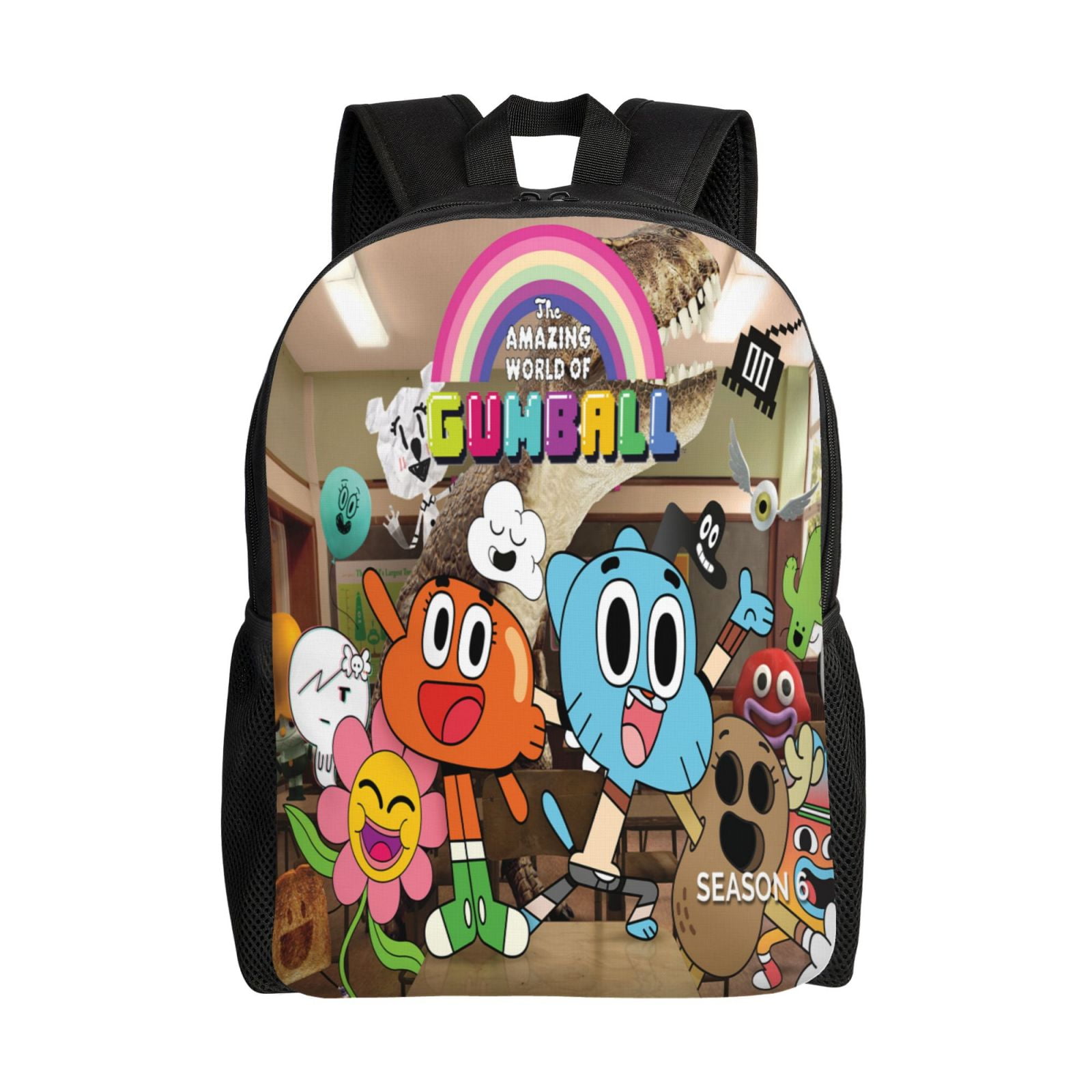 Amazing World of Gumball Backpack Cute Anime Large Capacity ...