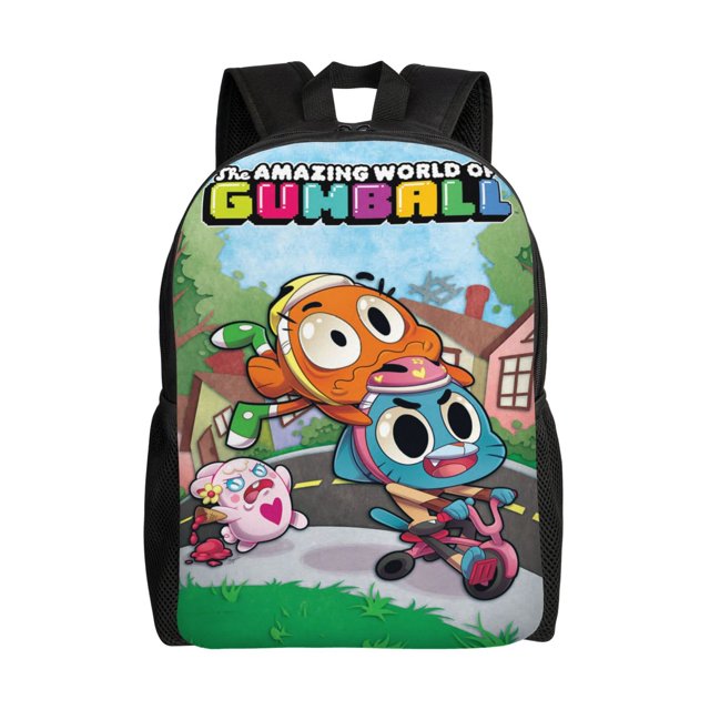 Amazing World of Gumball Backpack Cute Anime Large Capacity ...