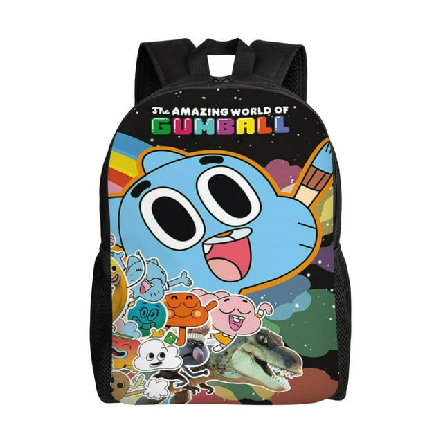 Amazing World of Gumball Backpack Cute Anime Large Capacity ...