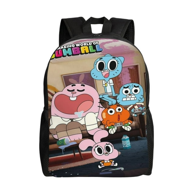 Amazing World of Gumball Backpack Cute Anime Large Capacity ...