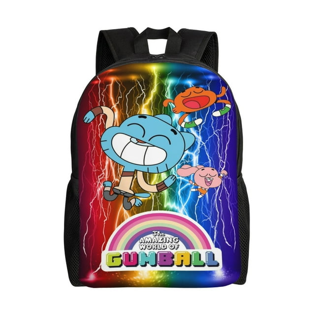 Amazing World of Gumball Backpack Cute Anime Large Capacity ...