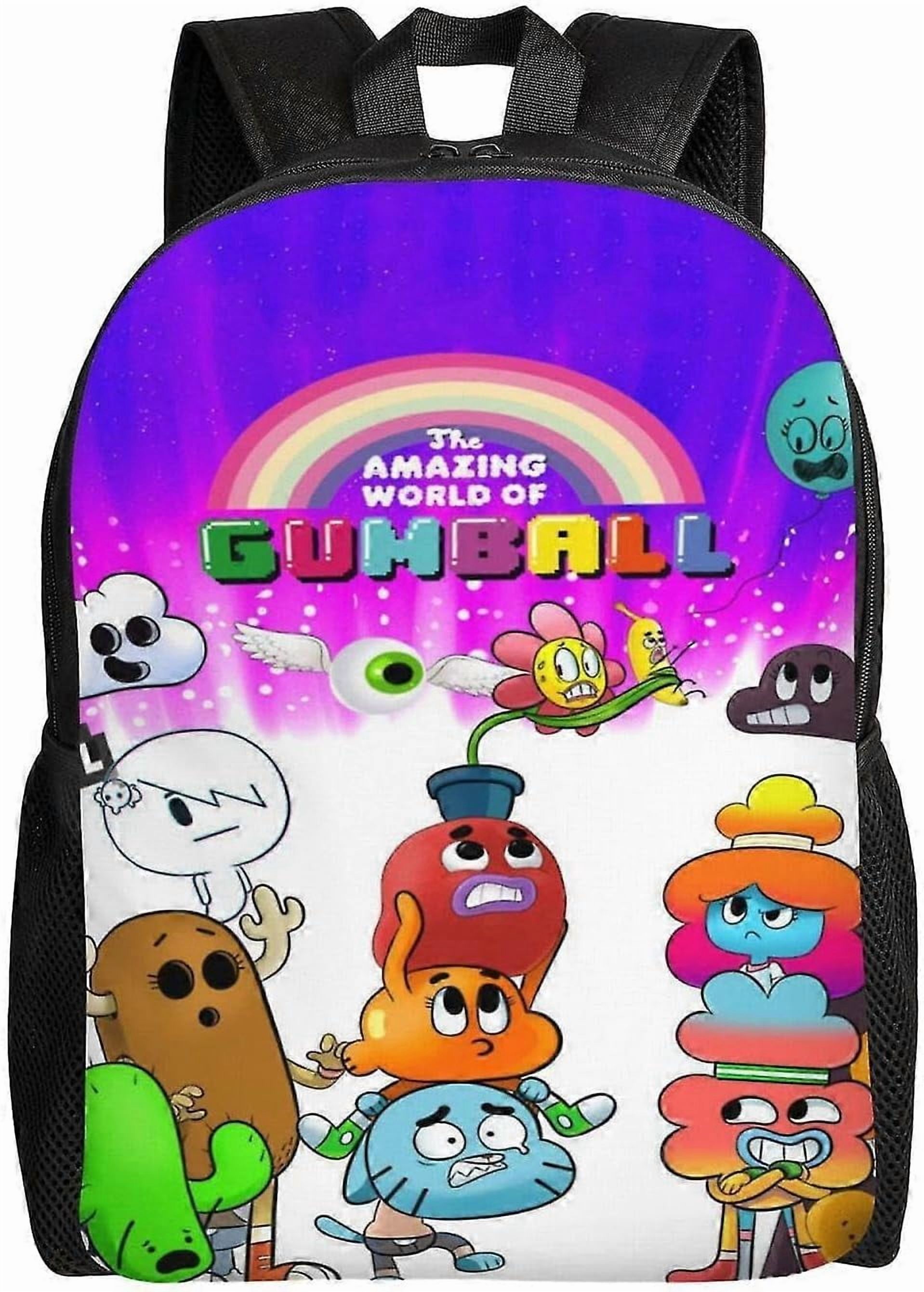 Amazing World of Gumball Backpack Cute Anime Large Capacity ...