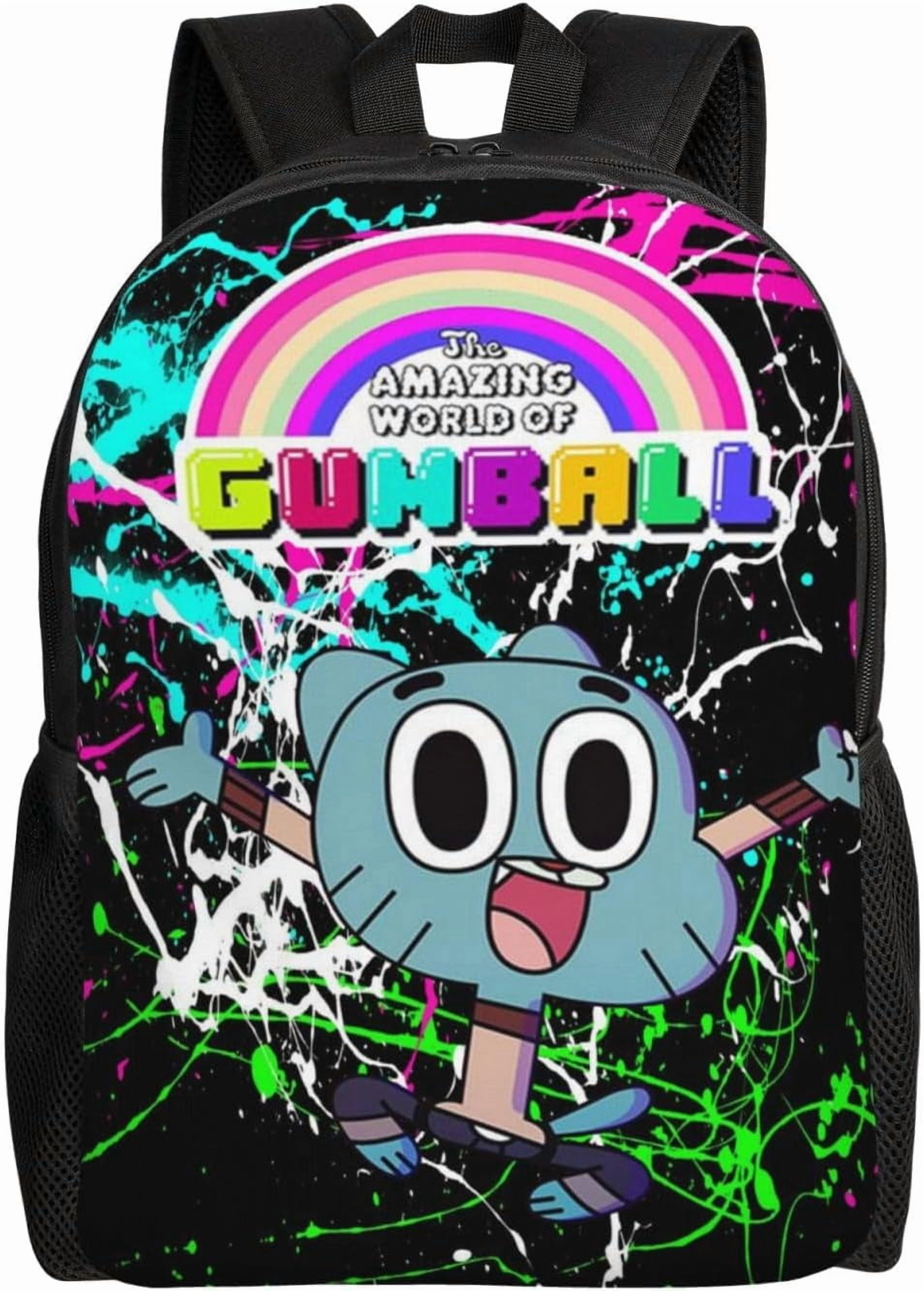 Amazing World of Gumball Backpack Cute Anime Large Capacity ...