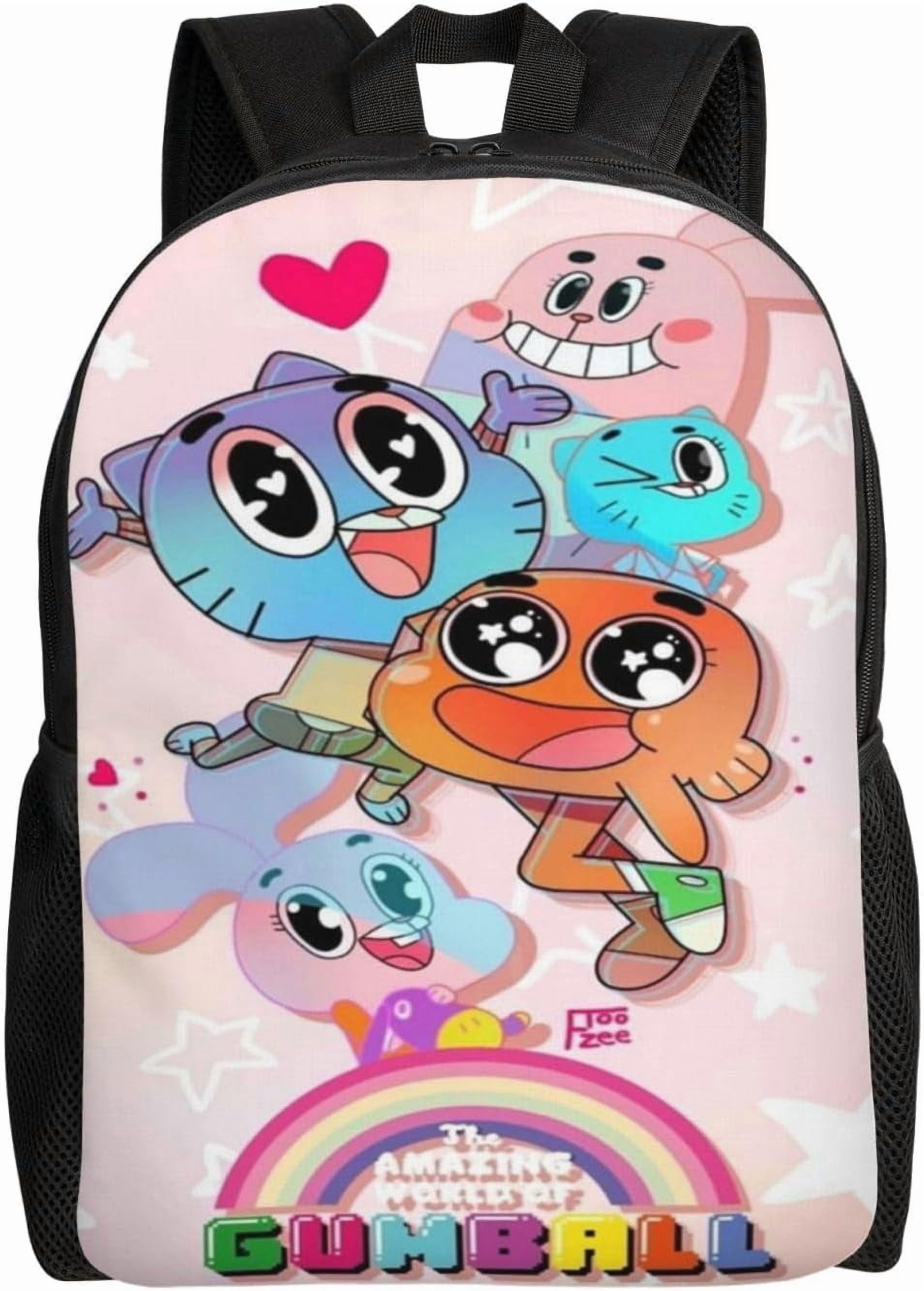 Amazing World of Gumball Backpack Cute Anime Large Capacity ...