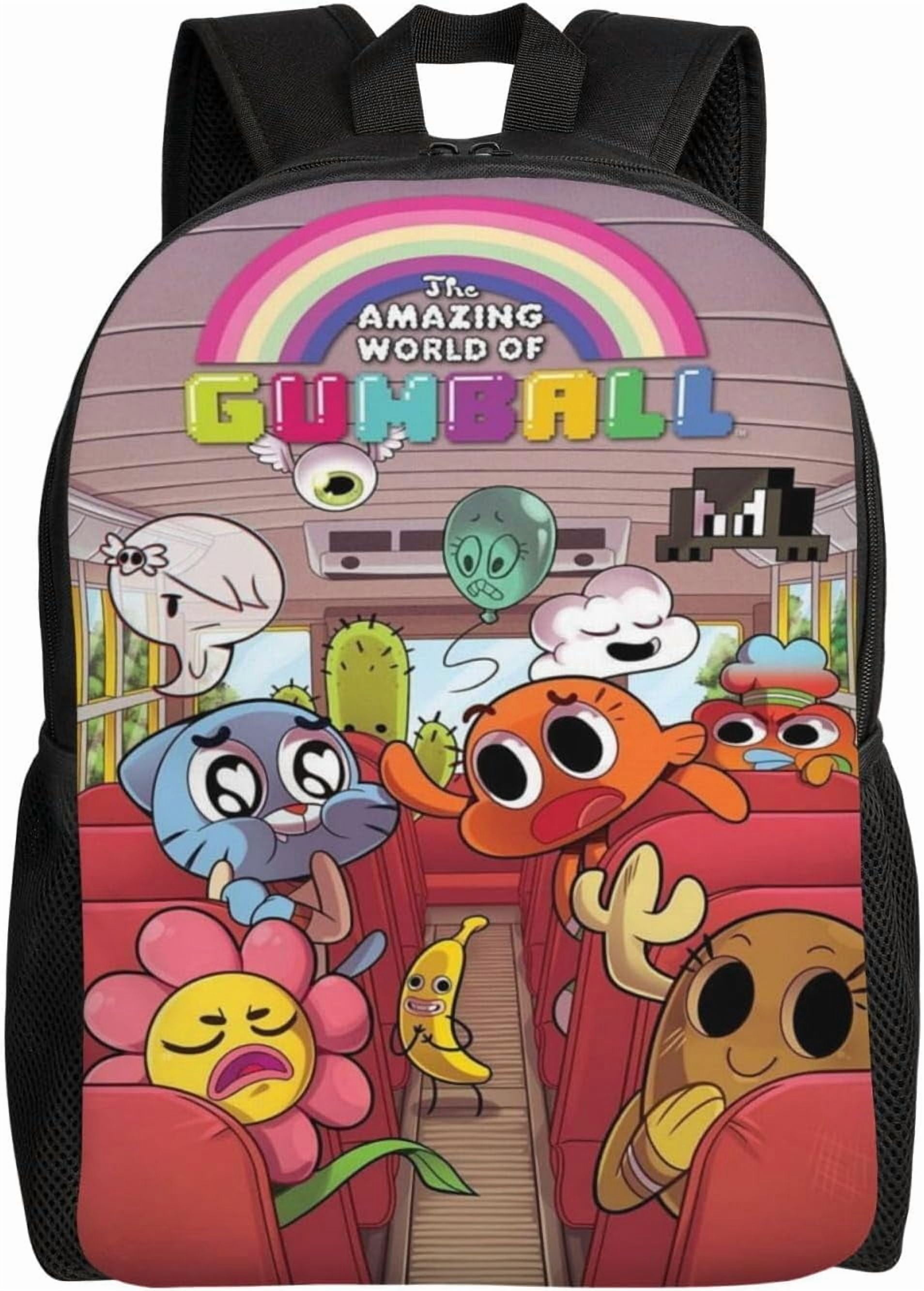 Amazing World of Gumball Backpack Cute Anime Large Capacity ...