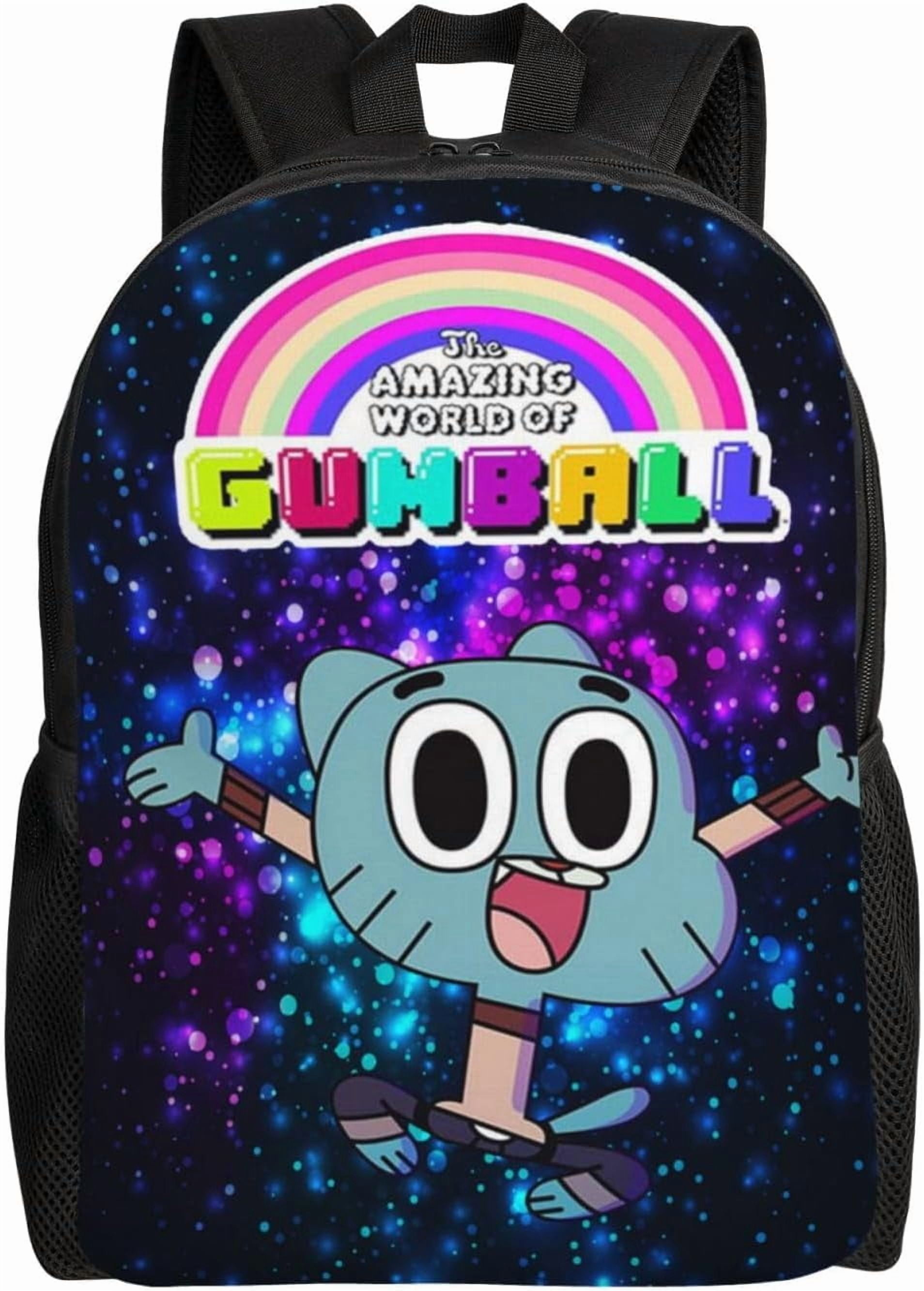 Amazing World of Gumball Backpack Cute Anime Large Capacity ...