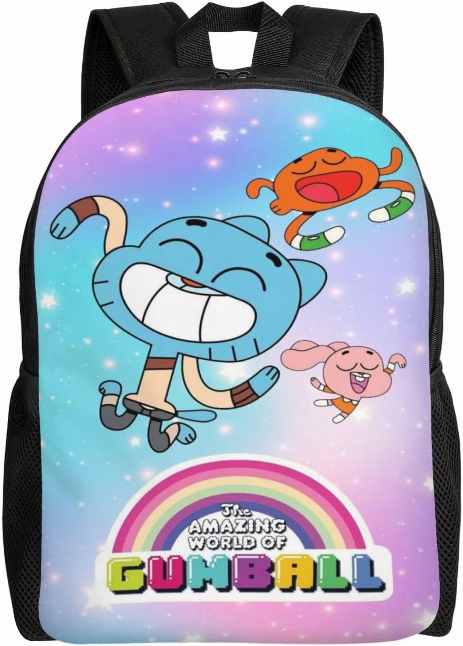 Amazing World of Gumball Backpack Cute Anime Large Capacity ...