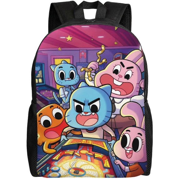 Amazing World of Gumball Backpack Cute Anime Large Capacity ...
