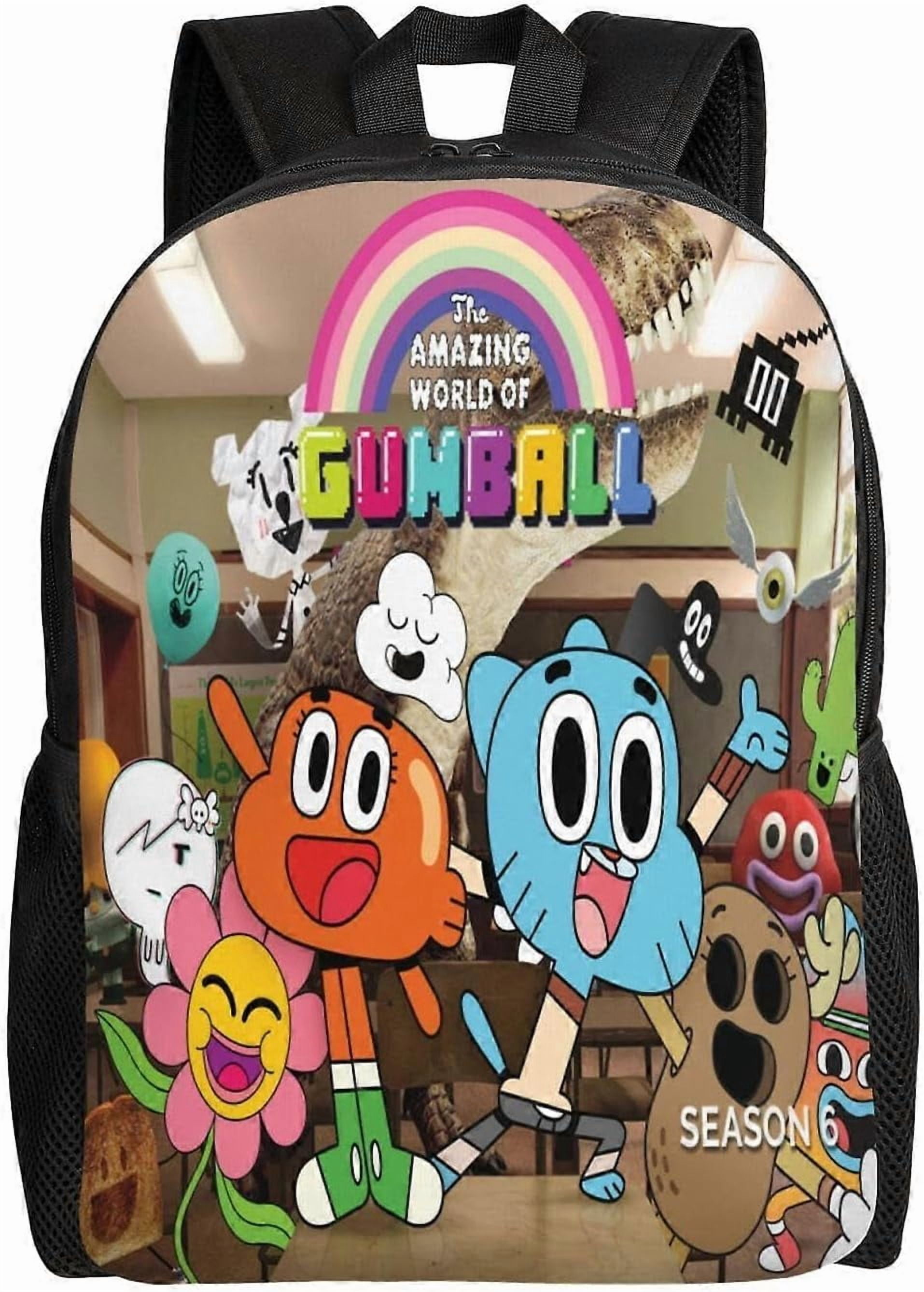 Amazing World of Gumball Backpack Cute Anime Large Capacity ...