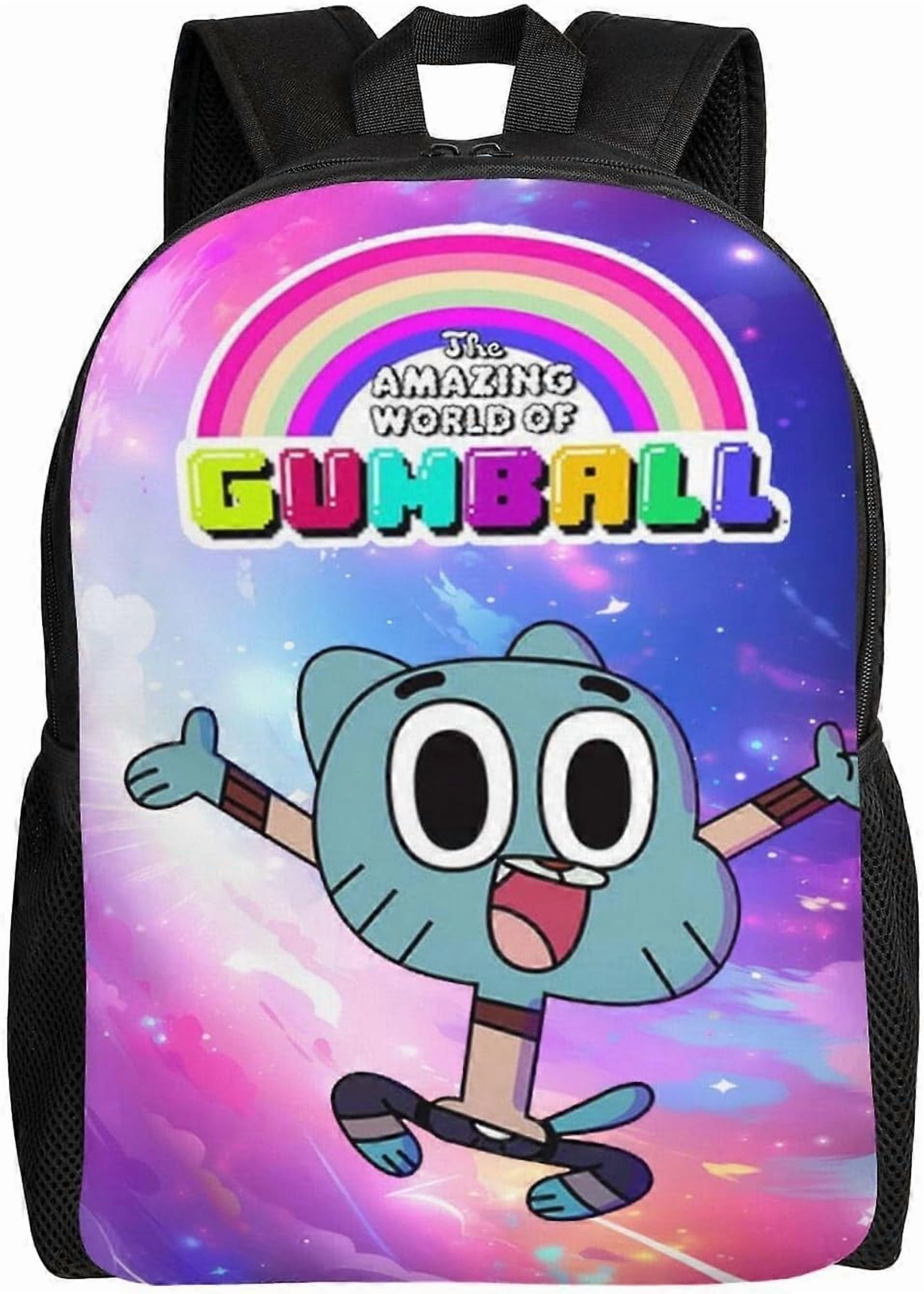 Amazing World of Gumball Backpack Cute Anime Large Capacity ...