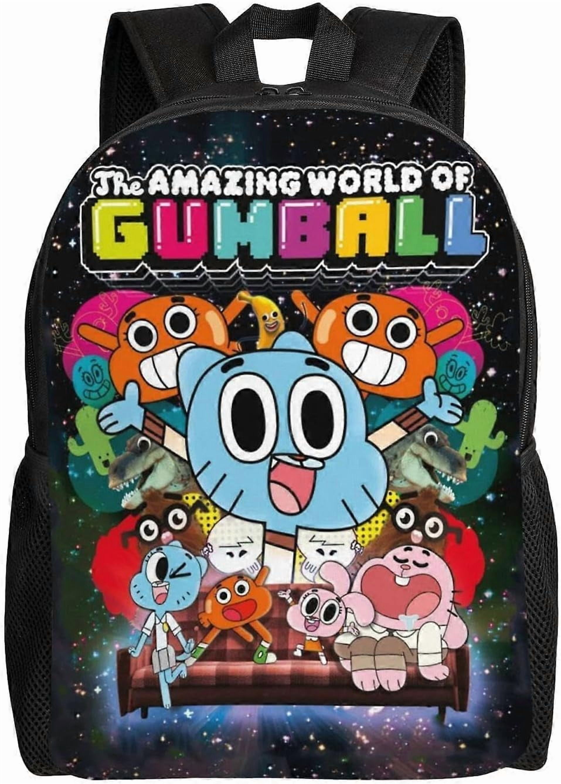 Amazing World of Gumball Backpack Cute Anime Large Capacity ...