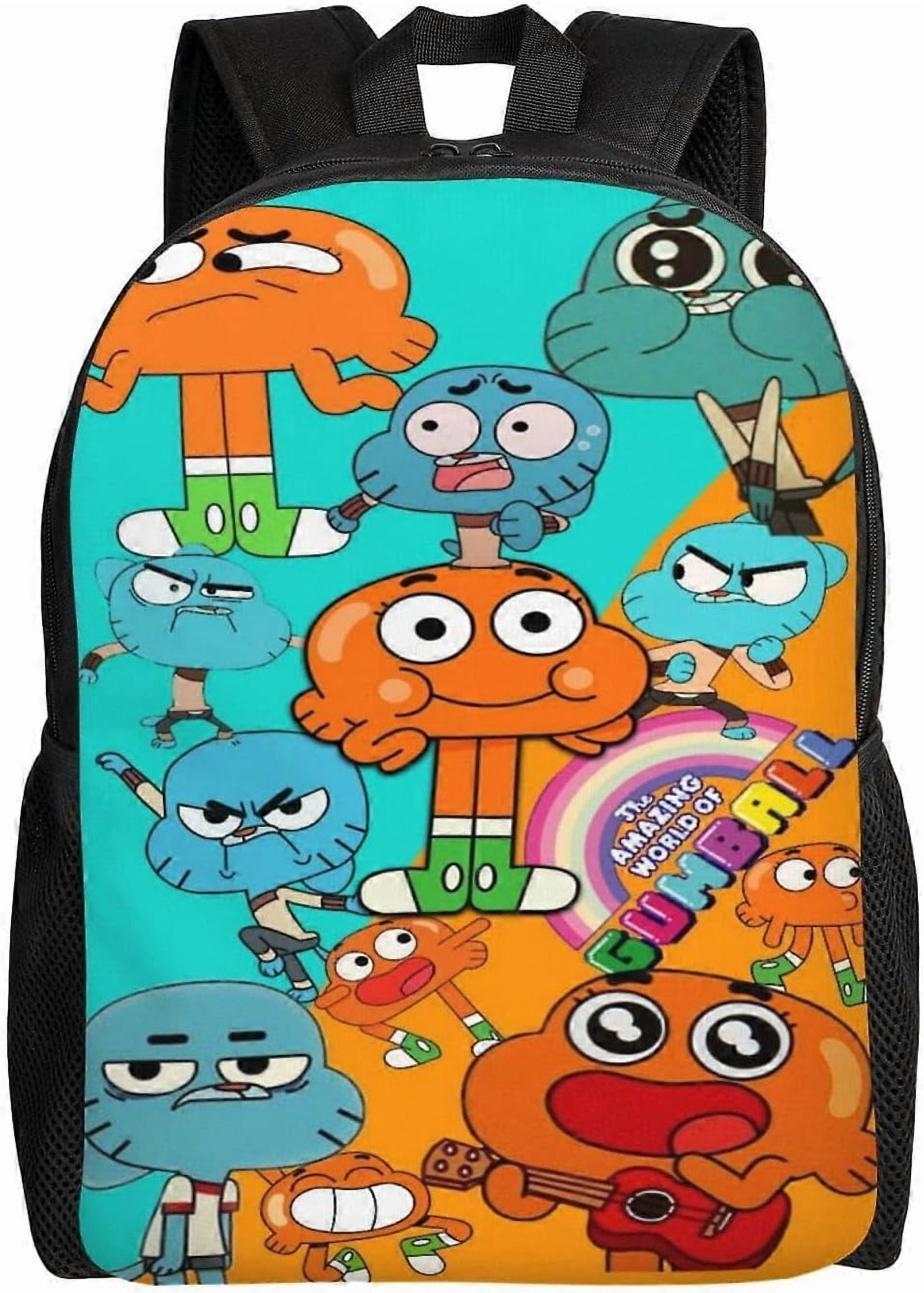 Amazing World of Gumball Backpack Cute Anime Large Capacity ...