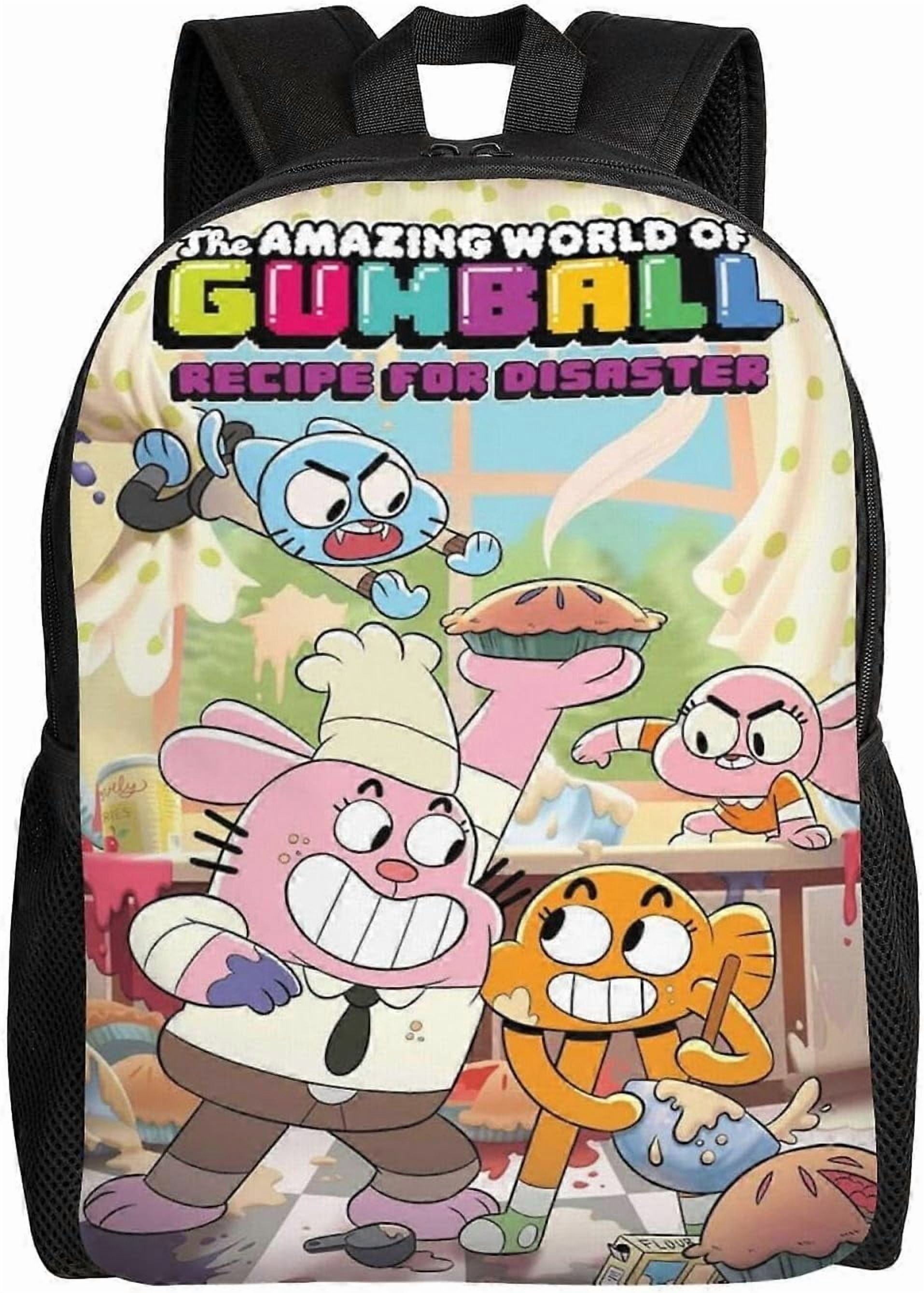 Amazing World of Gumball Backpack Cute Anime Large Capacity ...