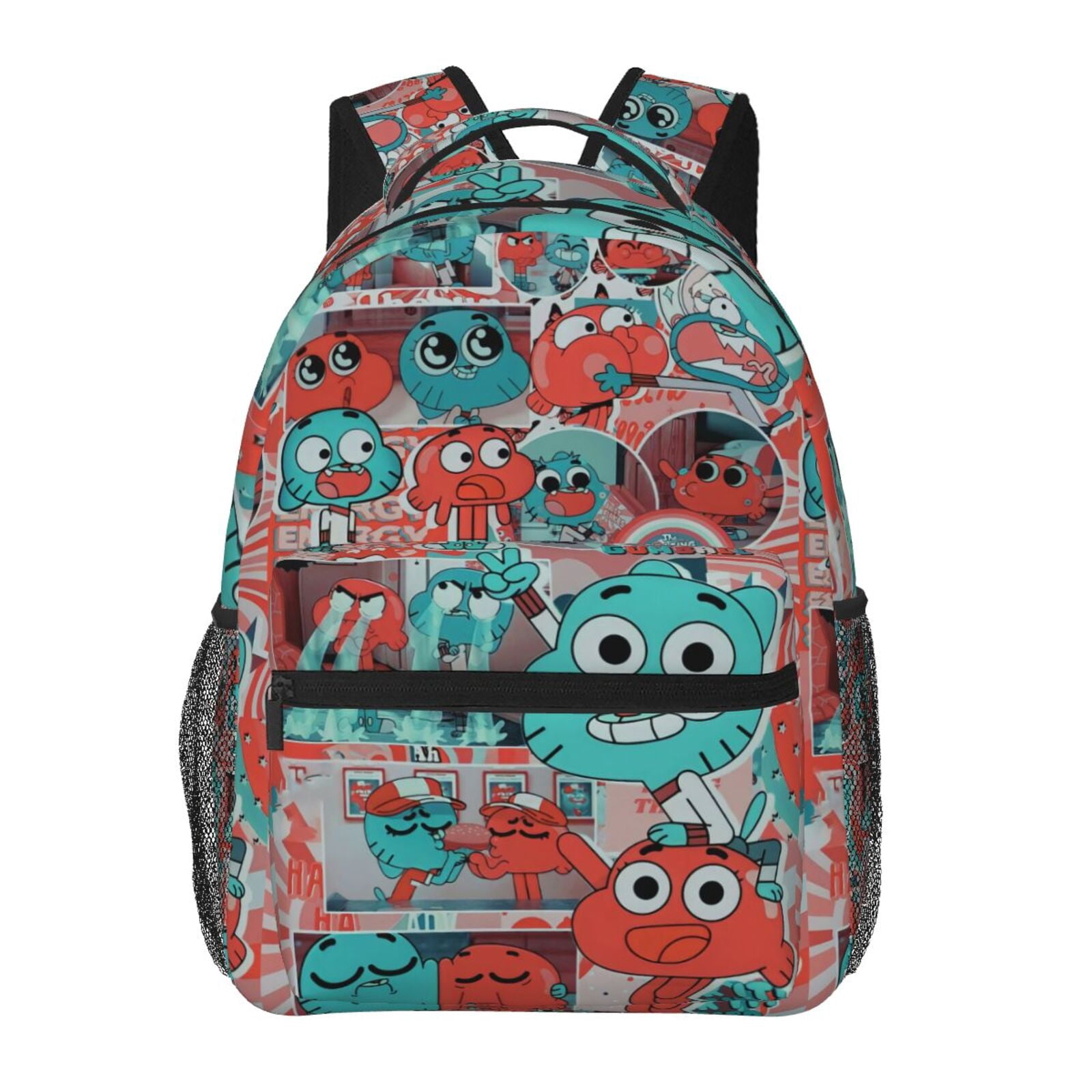 Amazing World of Gumball Backpacks All Over Print Cartoon Lightweight ...