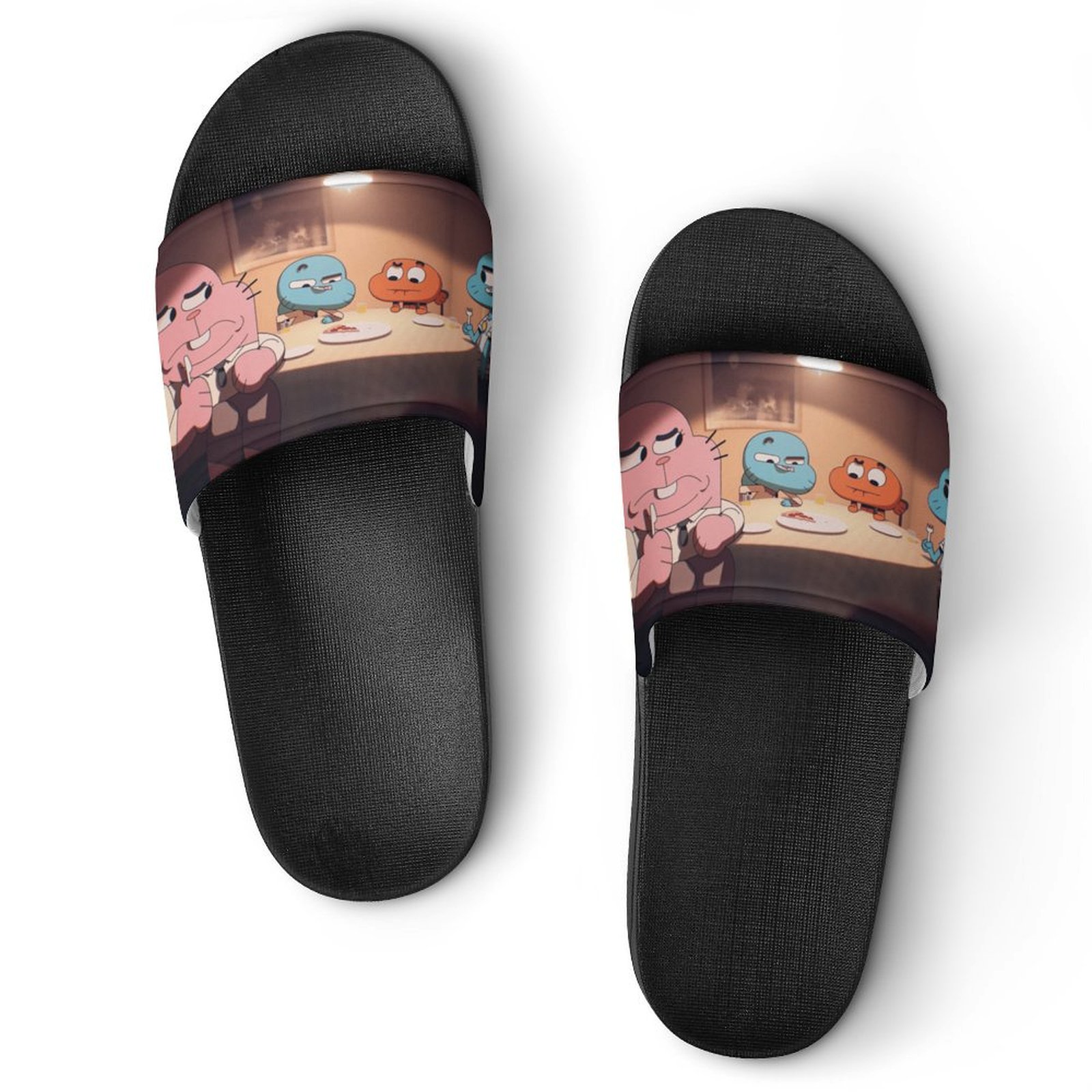 Amazing World of Gumball Boys Slide Sandals, Comfort Casual Pool Slide ...