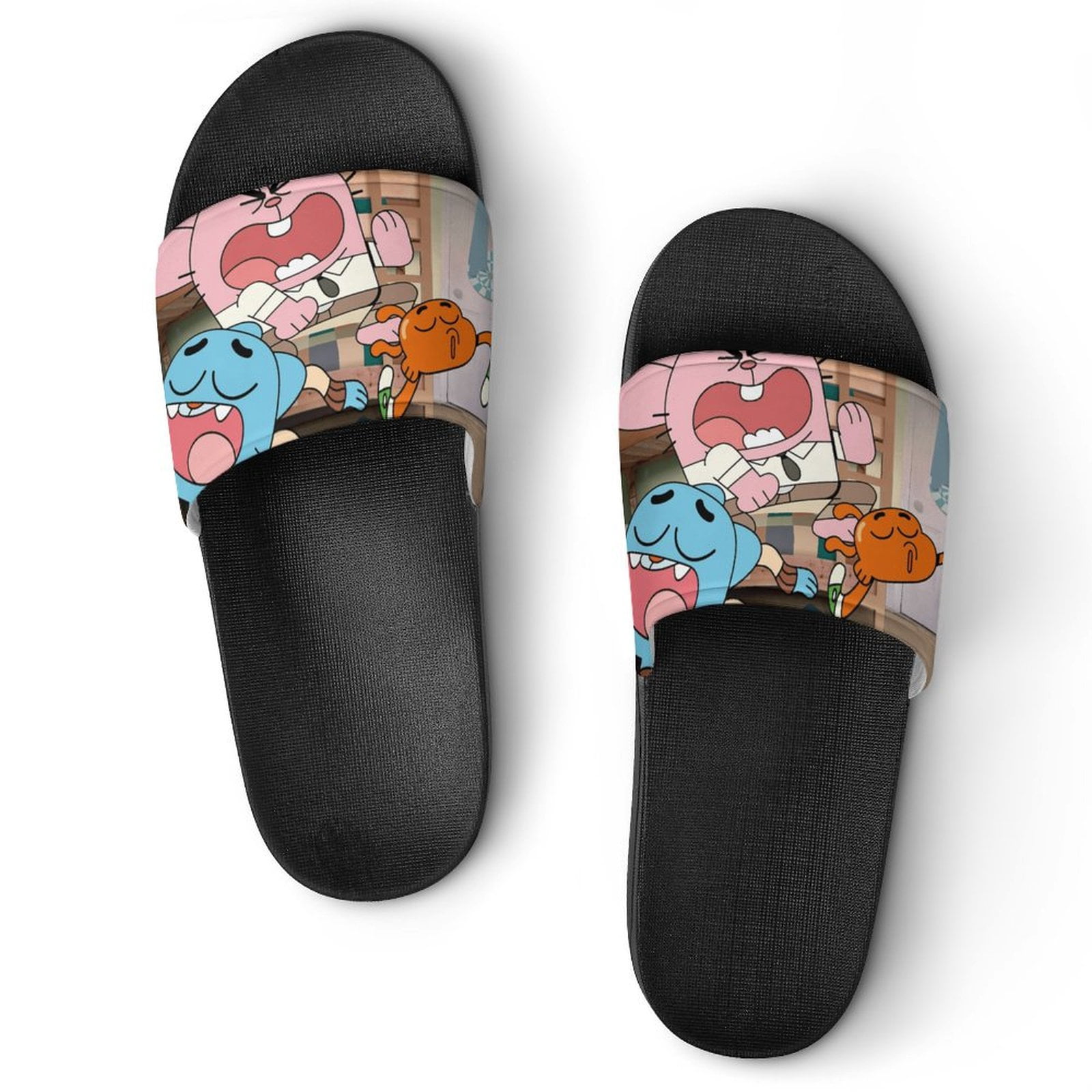 Amazing World of Gumball Boys Slide Sandals, Comfort Casual Pool Slide ...