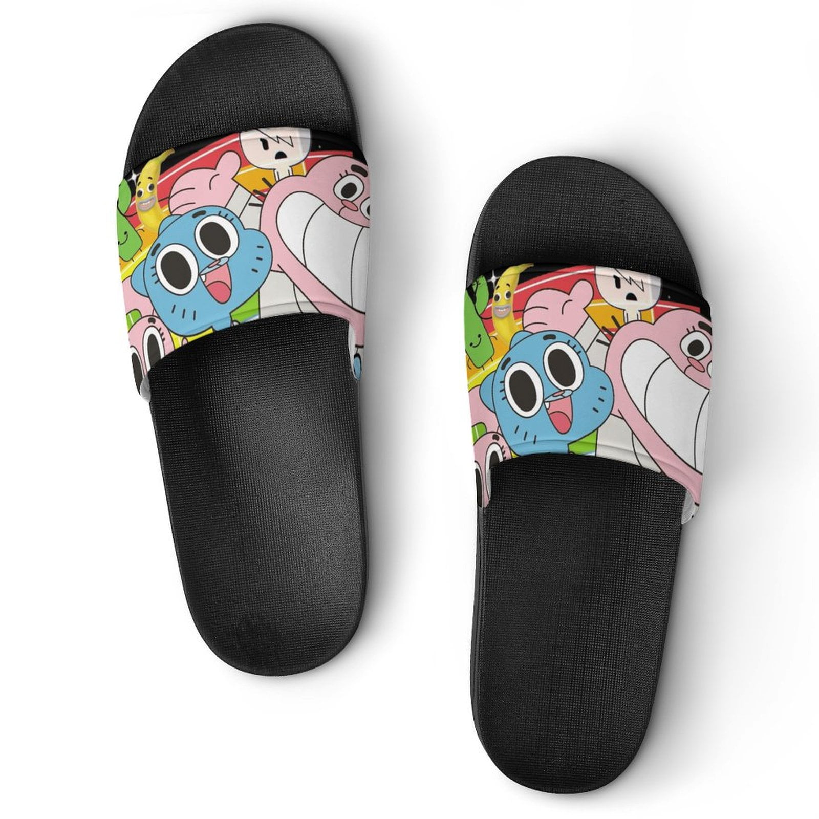 Amazing World of Gumball Boys Slide Sandals, Comfort Casual Pool Slide ...