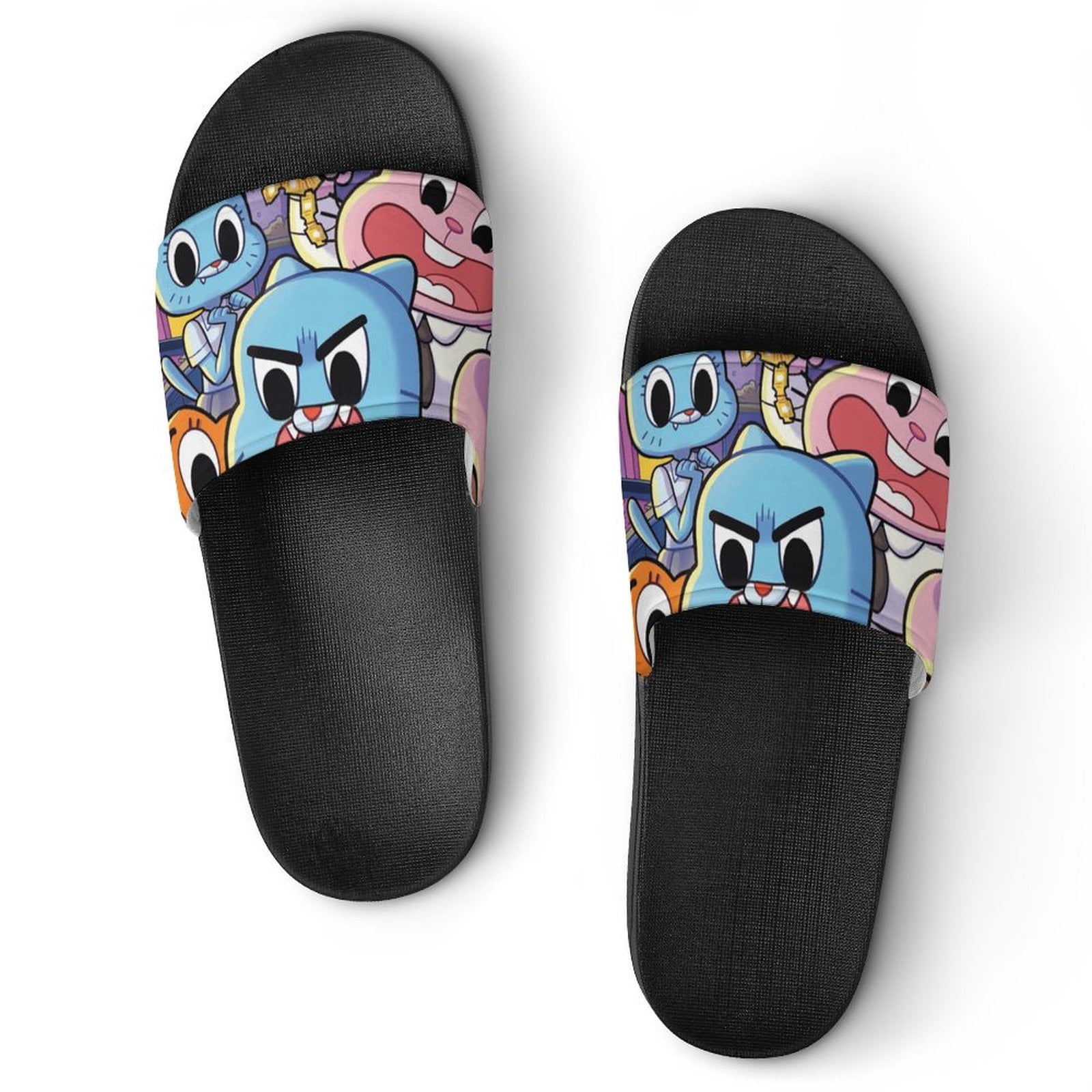 Amazing World of Gumball Boys Slide Sandals, Comfort Casual Pool Slide ...