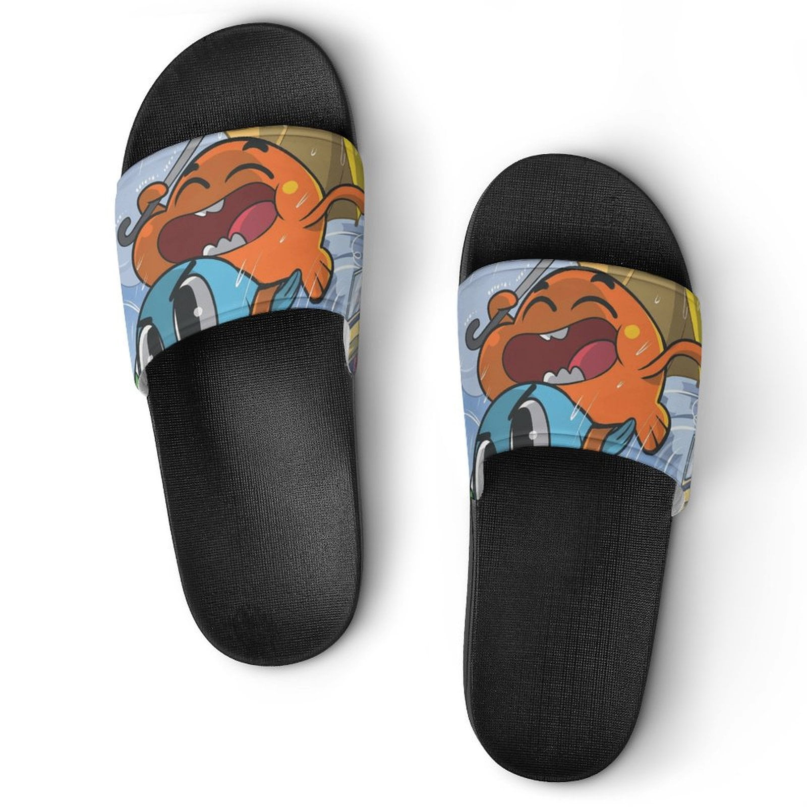 Amazing World of Gumball Boys Slide Sandals, Comfort Casual Pool Slide ...