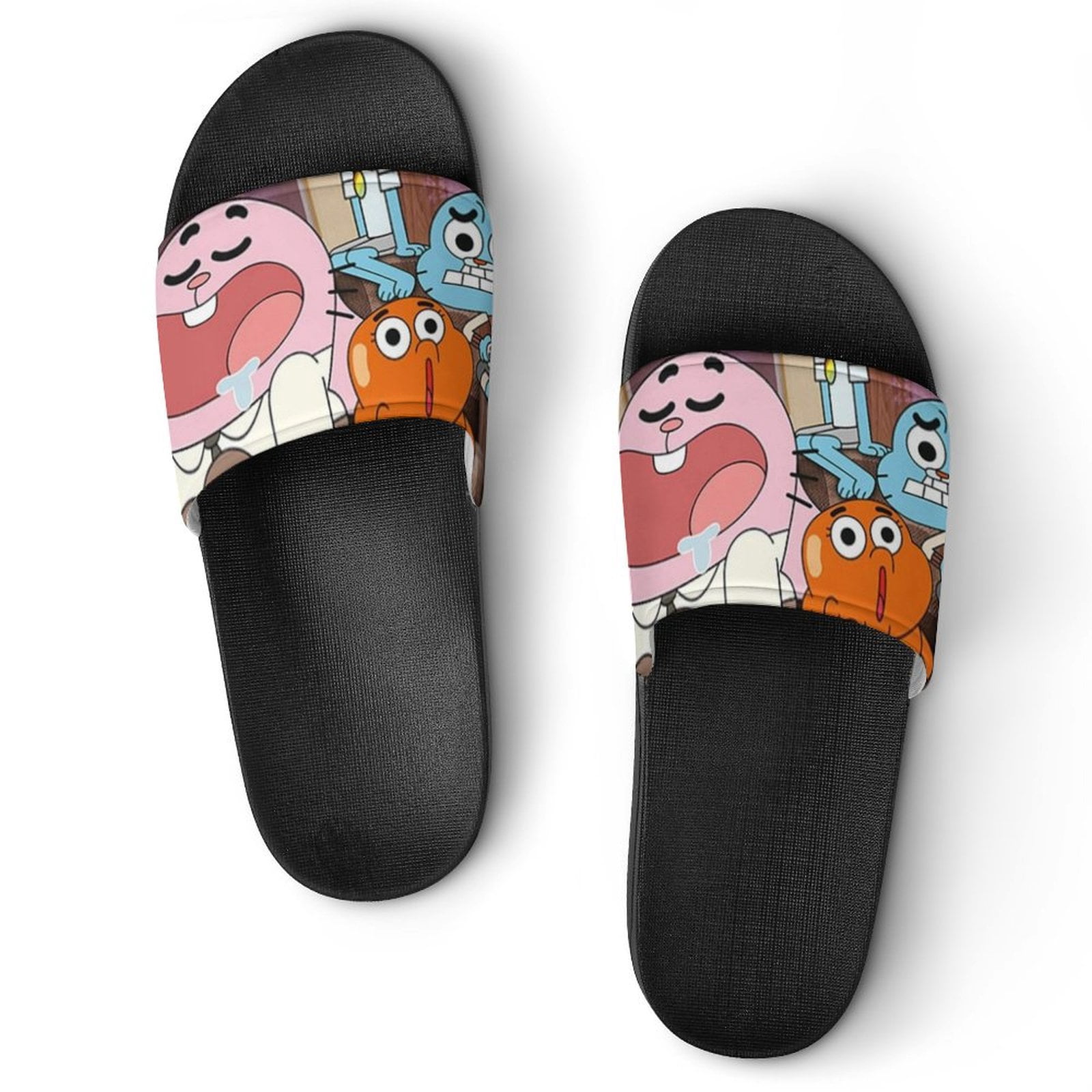 Amazing World of Gumball Boys Slide Sandals, Comfort Casual Pool Slide ...