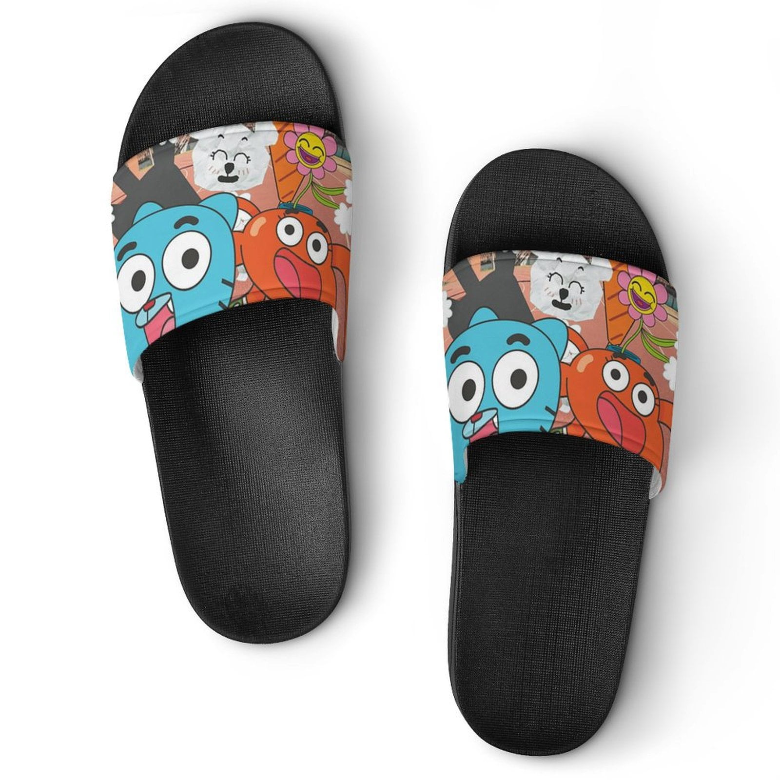 Amazing World of Gumball Boys Slide Sandals, Comfort Casual Pool Slide ...