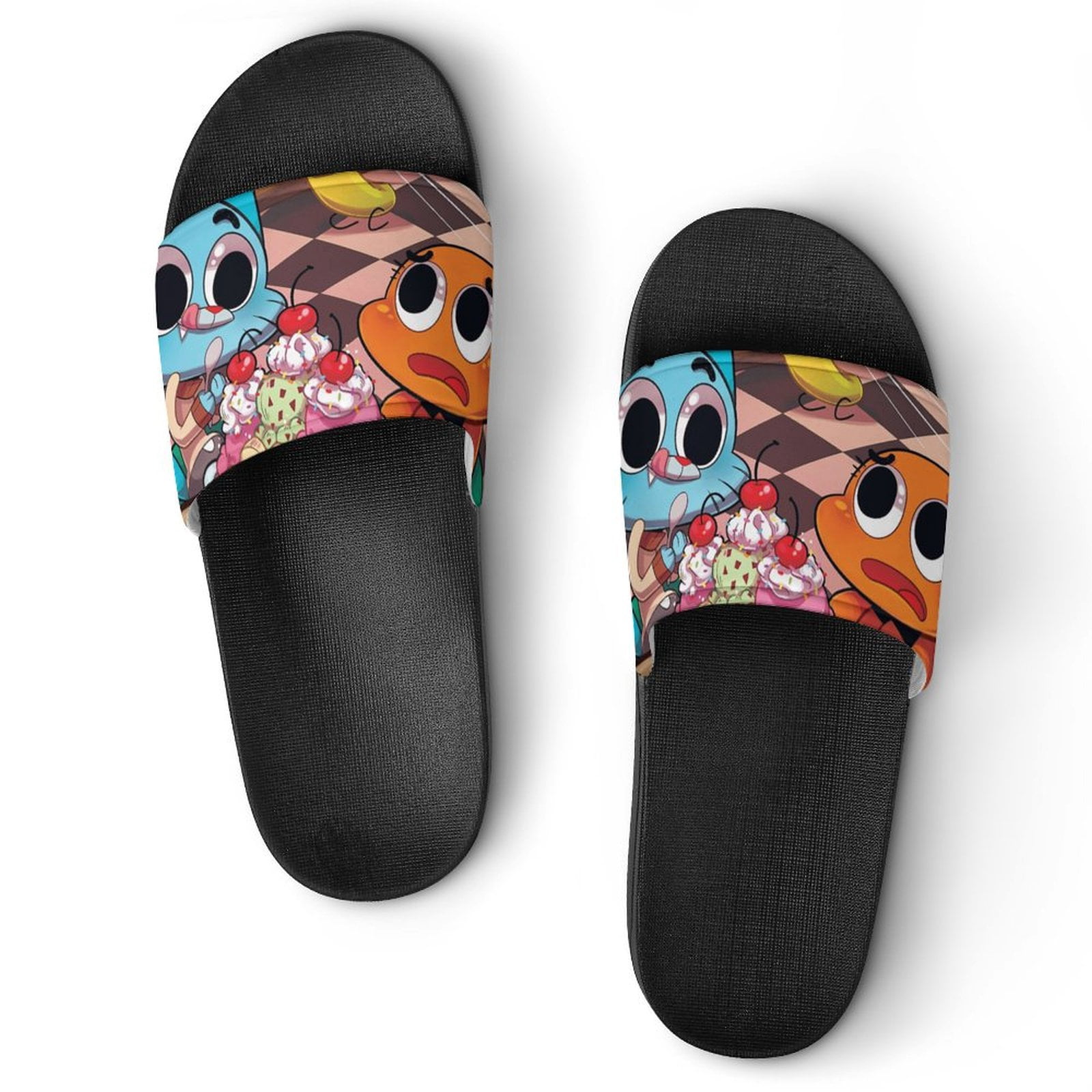 Amazing World of Gumball Boys Slide Sandals, Comfort Casual Pool Slide ...