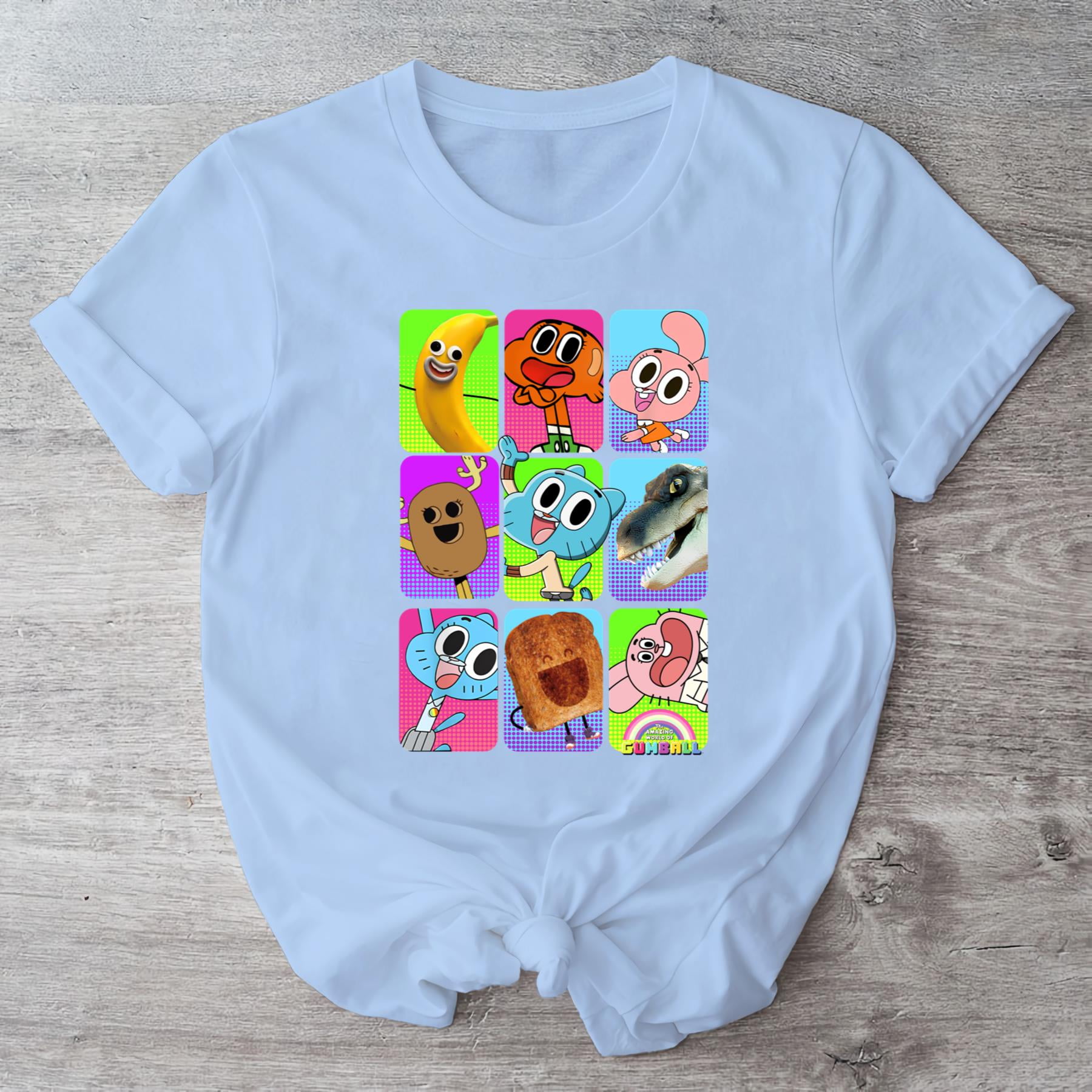 Amazing World of Gumball Cast Pictures Graphic T-Shirt, The Amazing ...