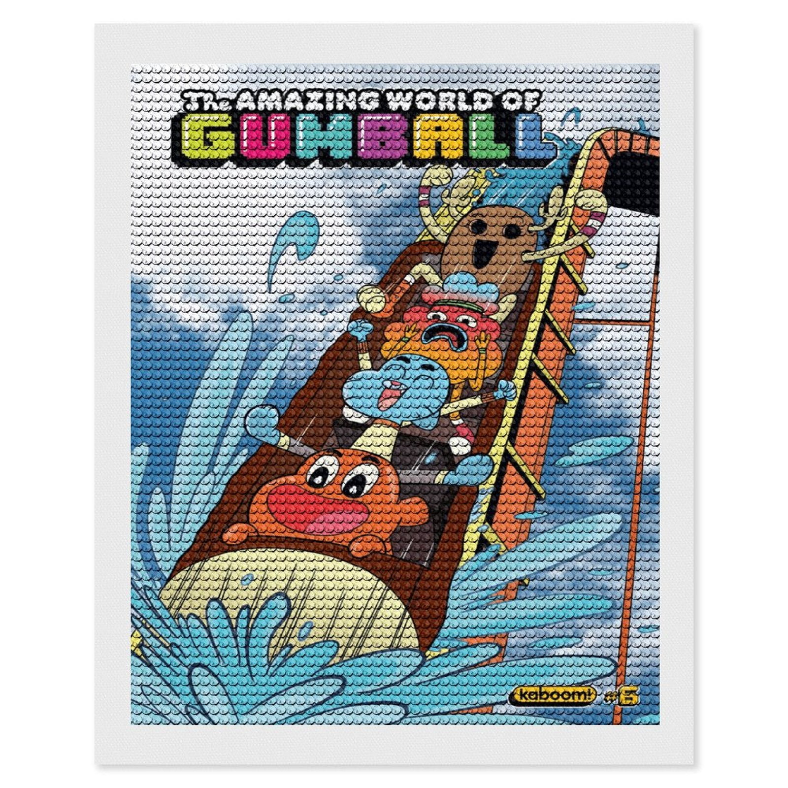 Amazing World of Gumball Diamond Art Kits for Adults Beginners Round 5D ...