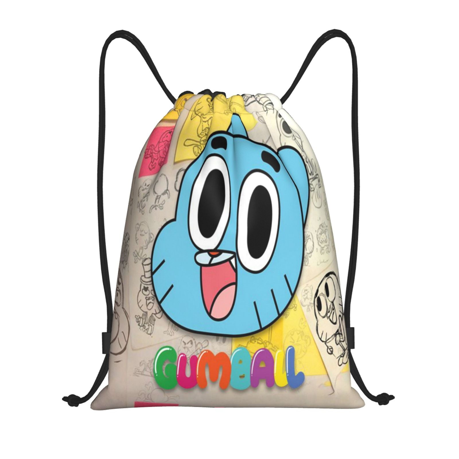Amazing World of Gumball Drawstring Bag Sackpack String Bag Beach Bag ...