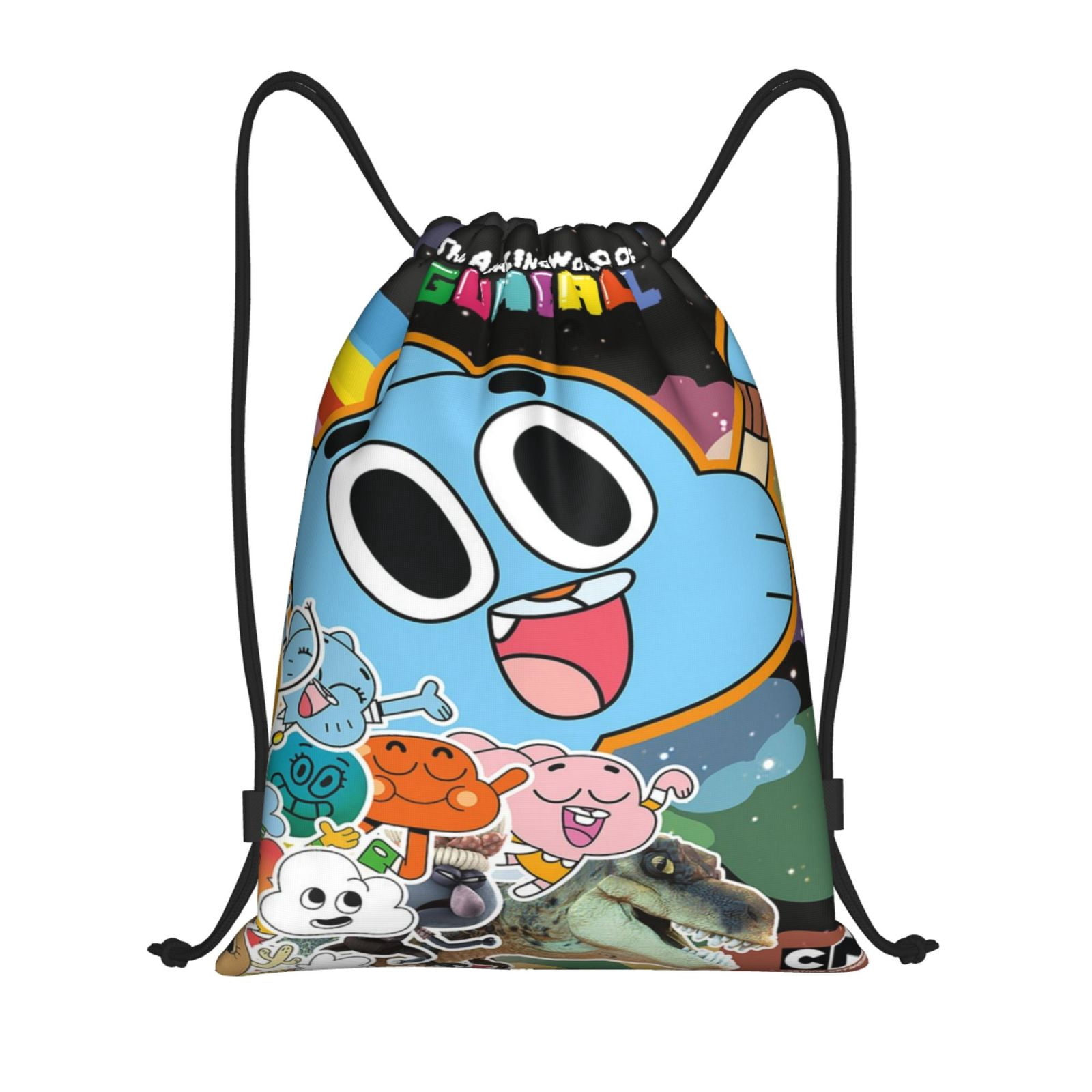 Amazing World of Gumball Drawstring Backpack Sports Gym Sackpack Water ...