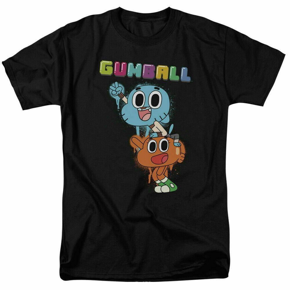 Amazing World of Gumball Gumball Spray T Shirt Mens Licensed Cartoon ...