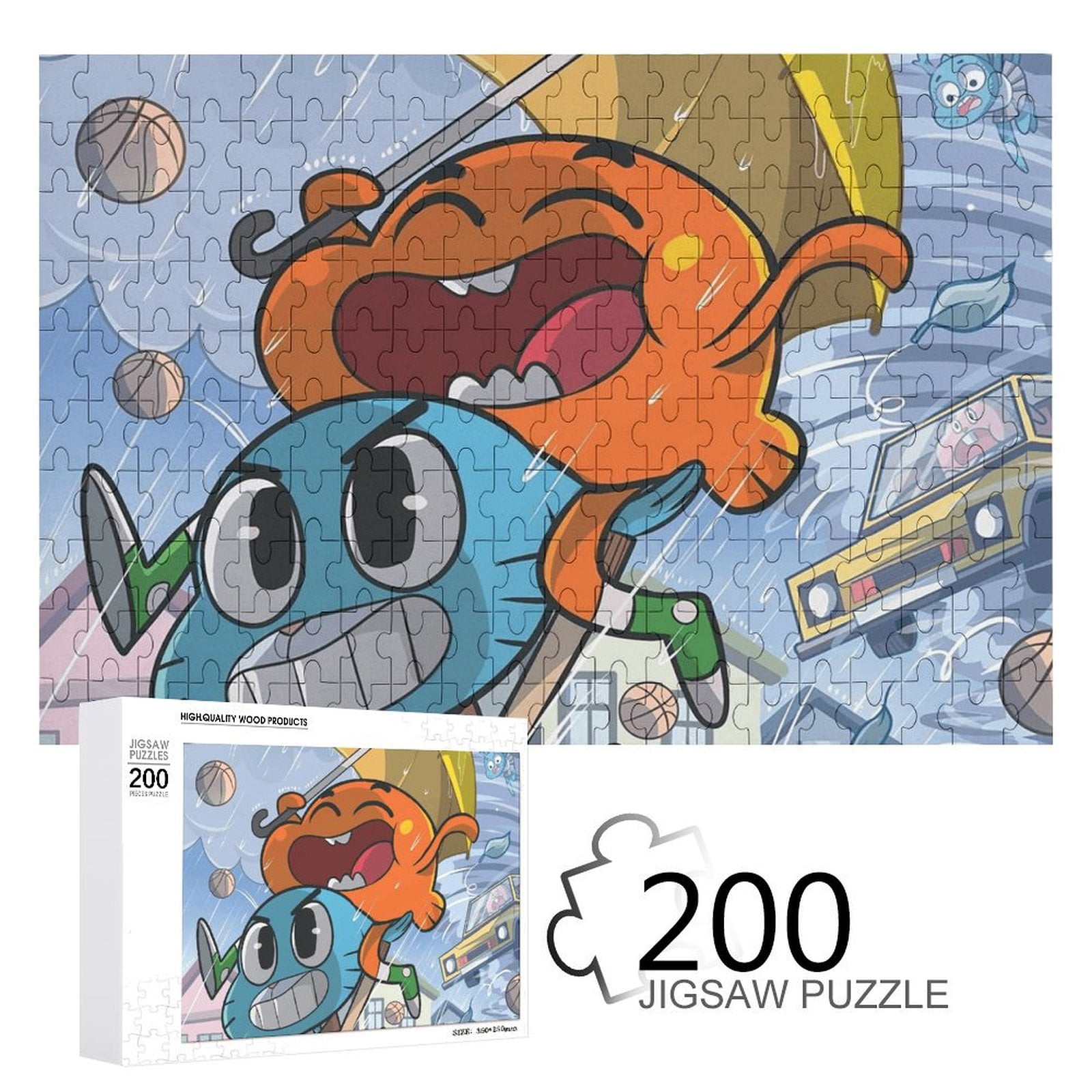 Amazing World of Gumball Jigsaw Puzzle For Adults & Kids - 200 PCS ...
