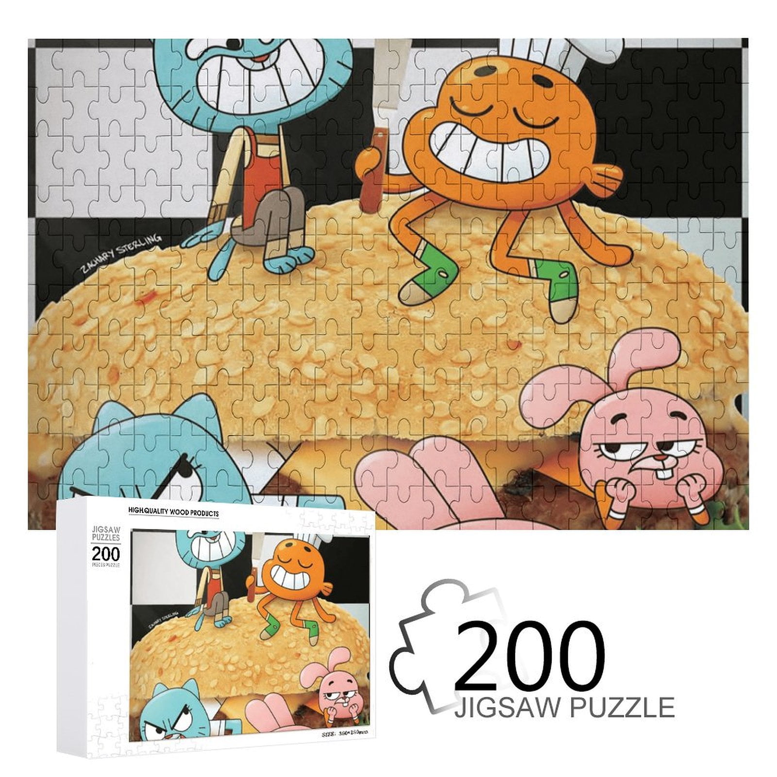 Amazing World of Gumball Jigsaw Puzzle For Adults & Kids - 200 PCS ...
