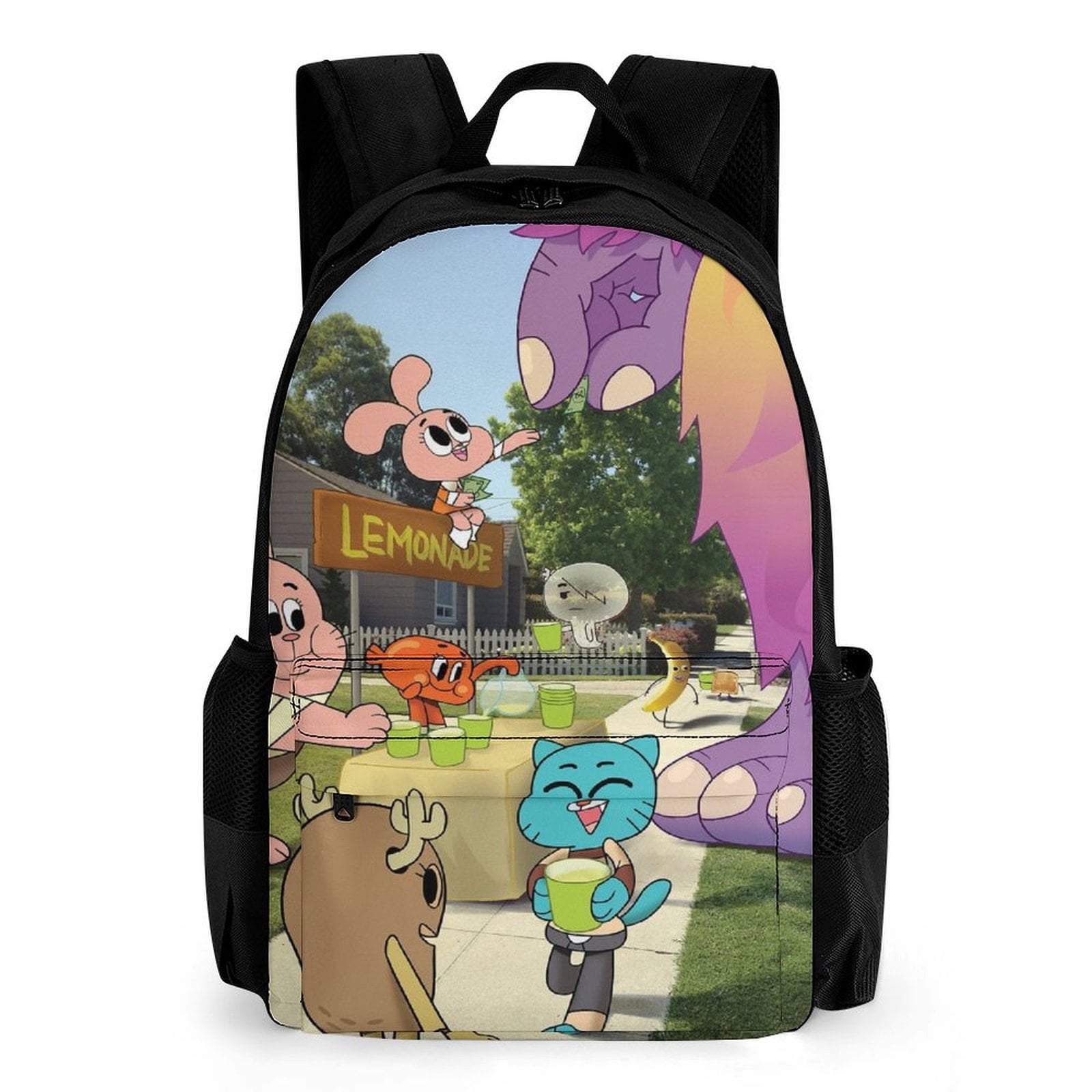 Amazing World of Gumball Backpacks Lightweight Casual Bookbags Travel ...