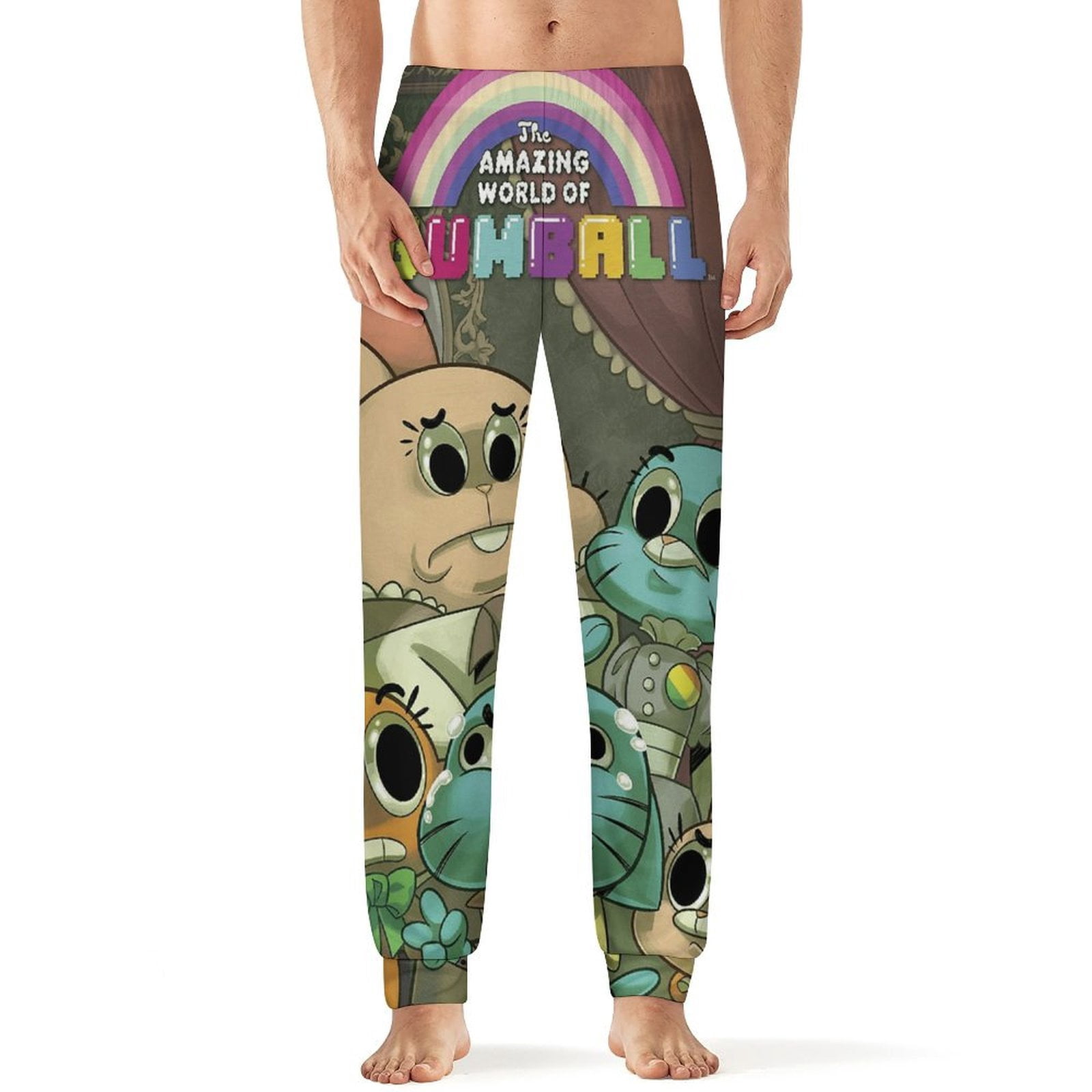Amazing World of Gumball Men's Lightweight Pajama Pants Soft Lounge ...